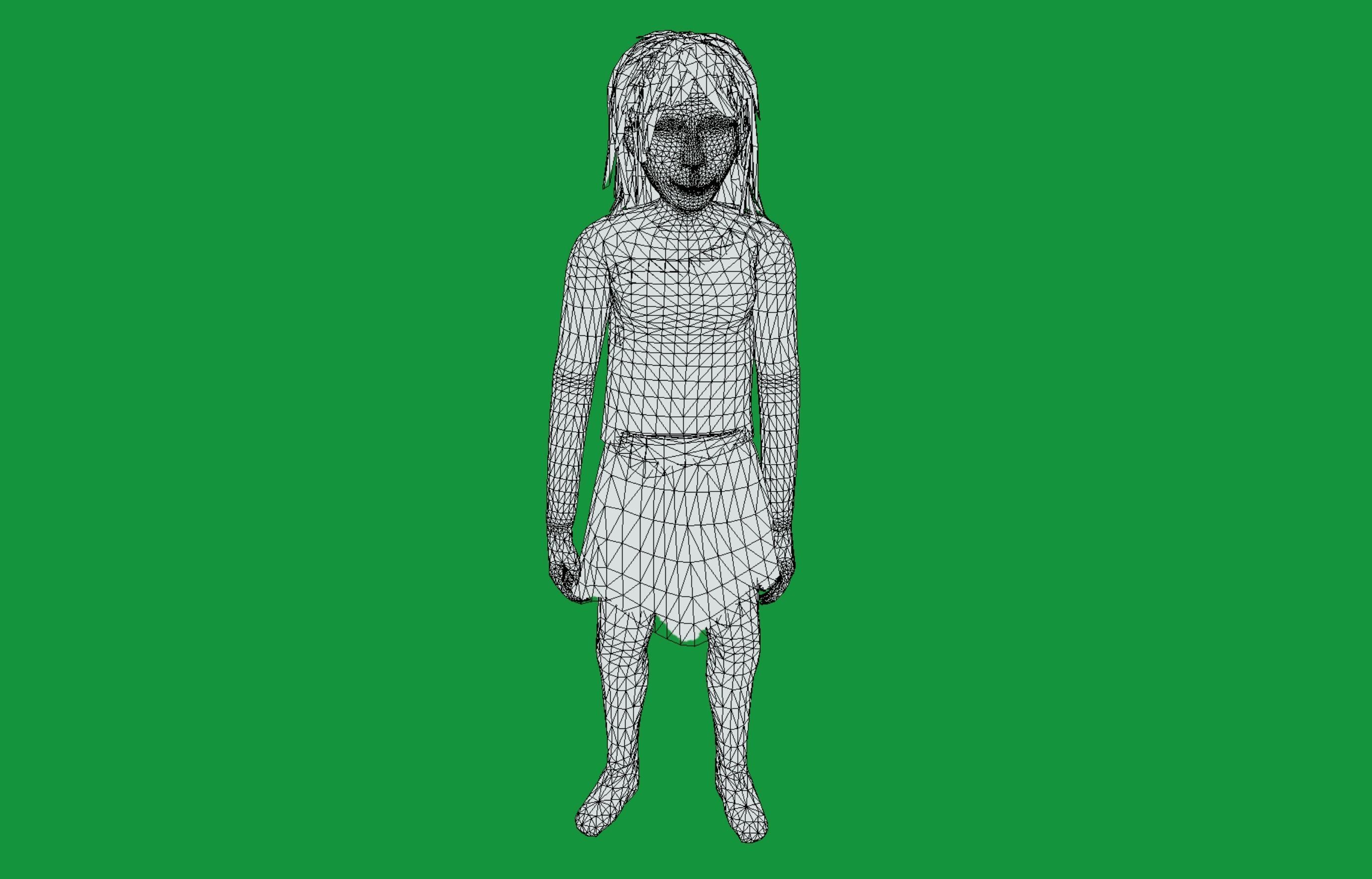 3D model Caveman Family VR / AR / low-poly rigged animated | CGTrader