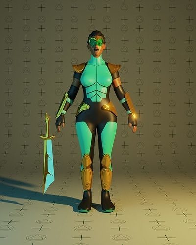 CHARACTER - WAVE 3D model | CGTrader