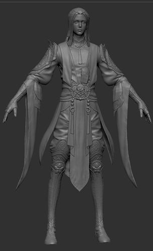 male witch 3D model | CGTrader