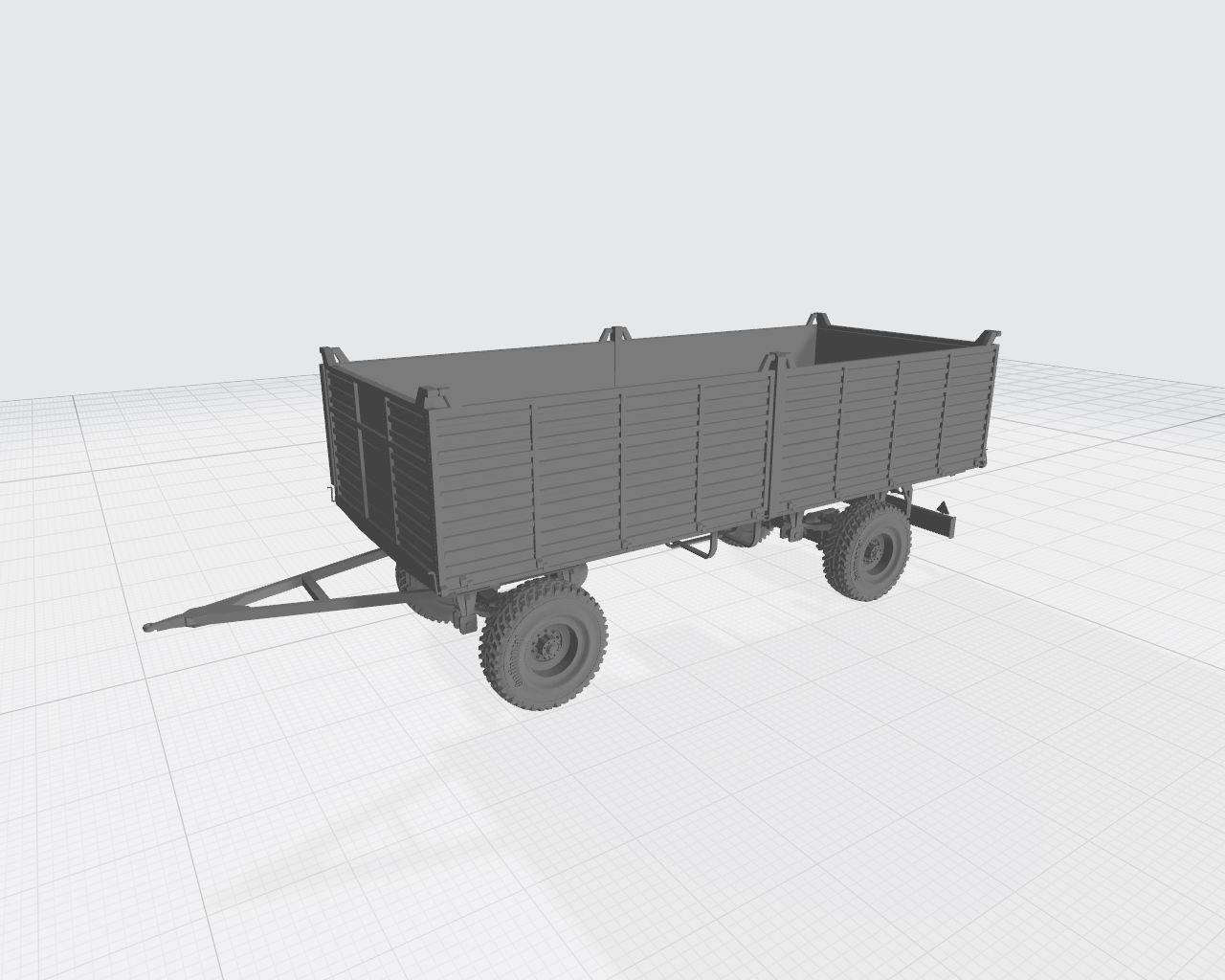 Big Trailer 3D model 3D printable | CGTrader
