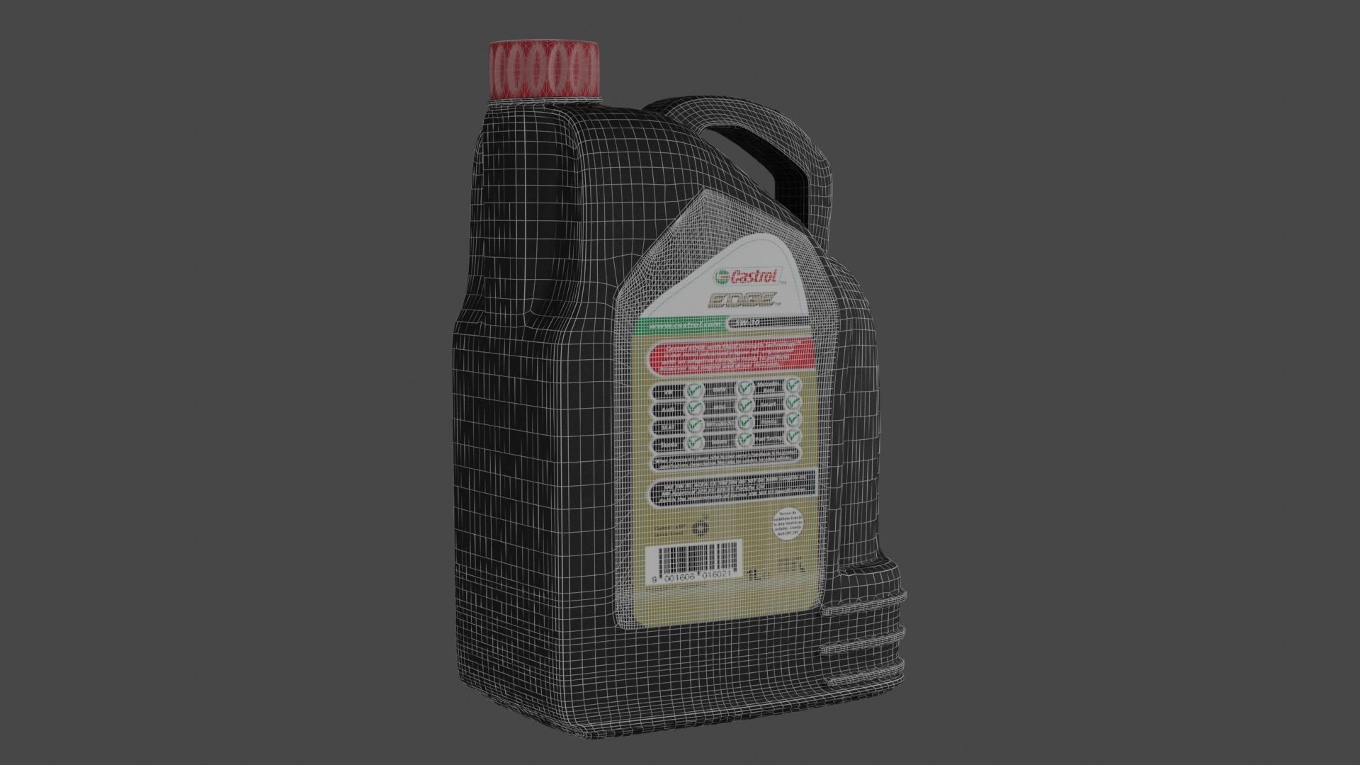 Engine oil bottle 3D model | CGTrader
