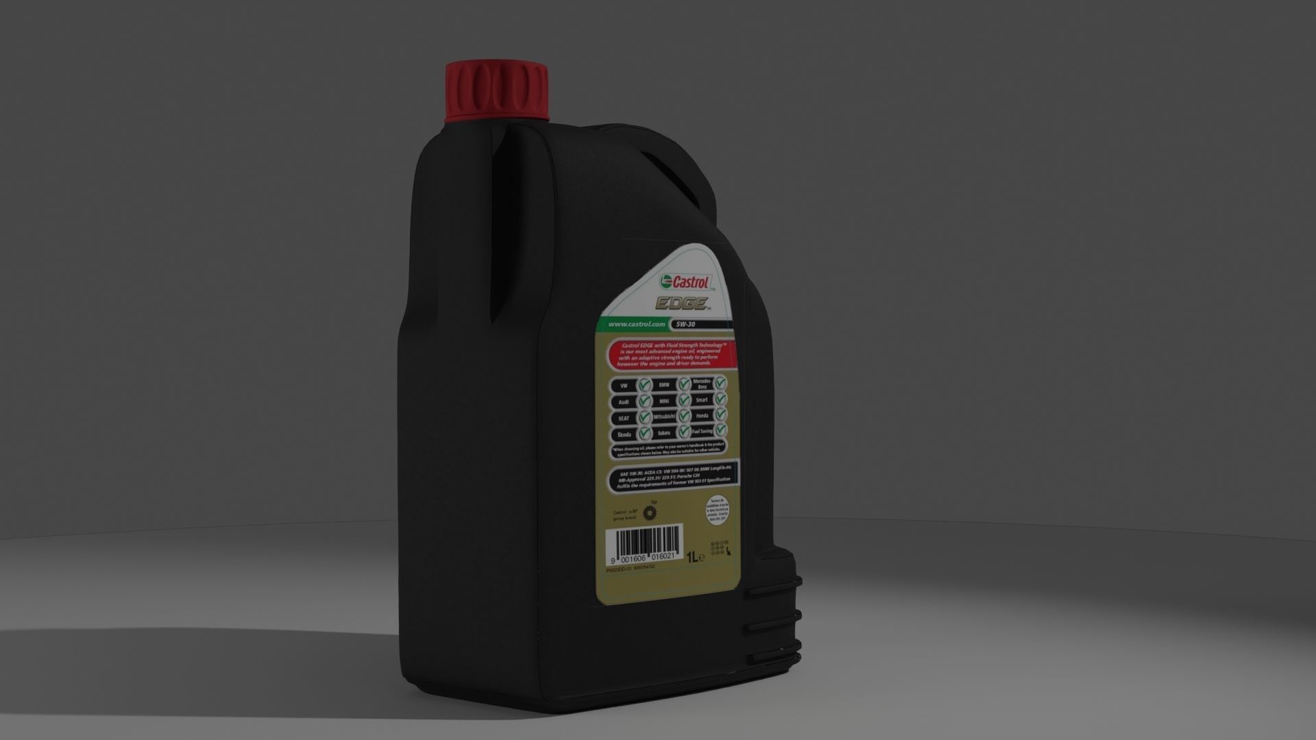 Engine oil bottle 3D model | CGTrader