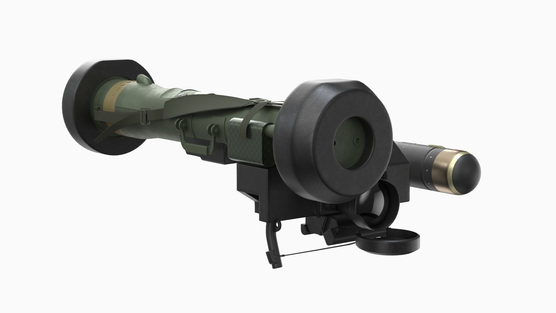Javelin FGM-148 Anti-Tank Missile with Launcher 3D model | CGTrader