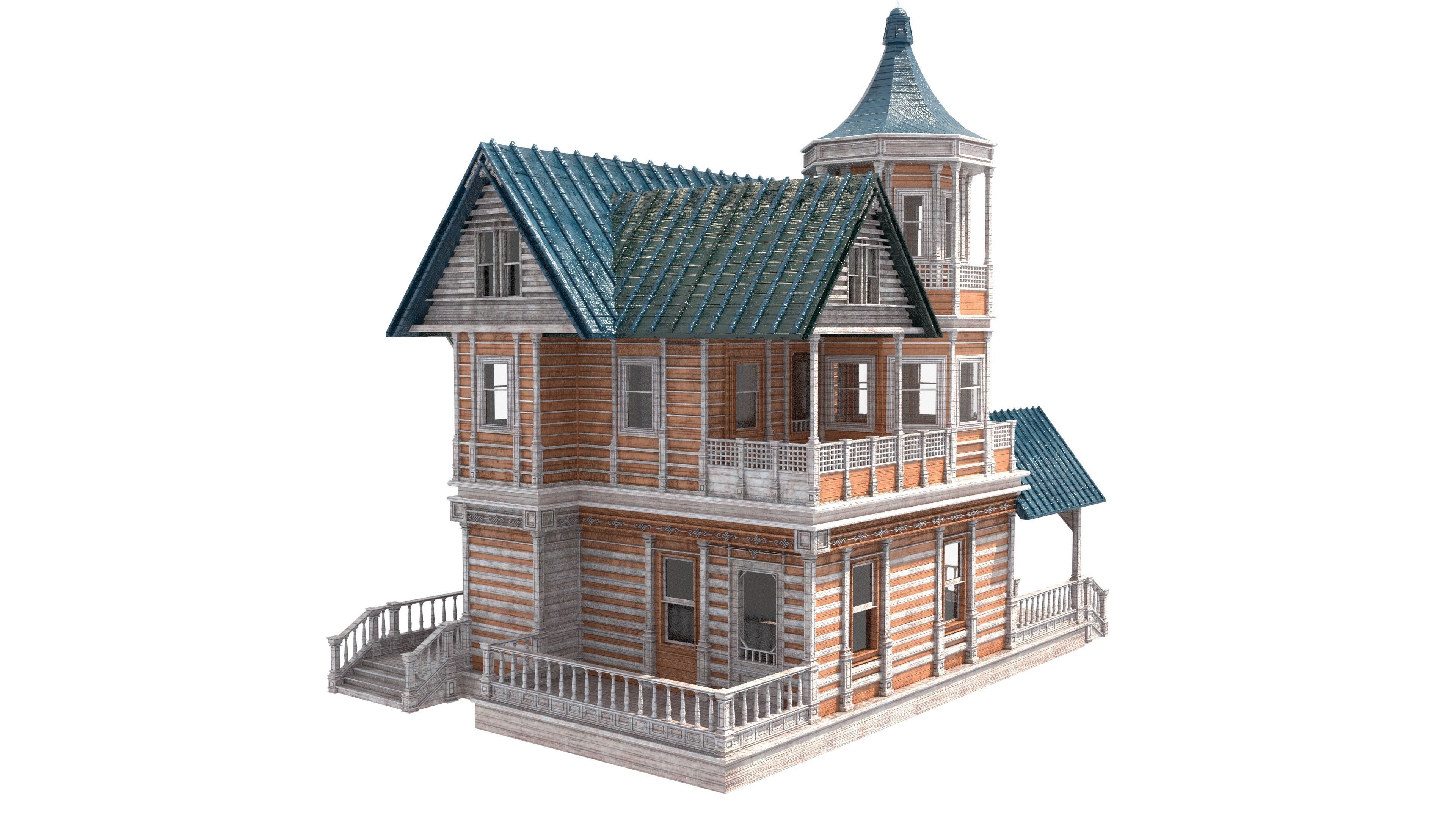 Victorian House 3D model | CGTrader