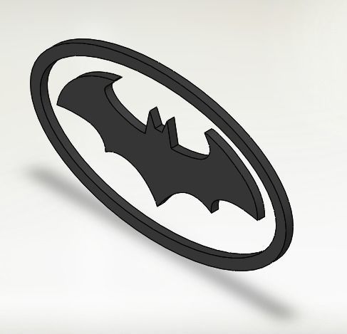 Batman Sign-Logo 3D model | CGTrader