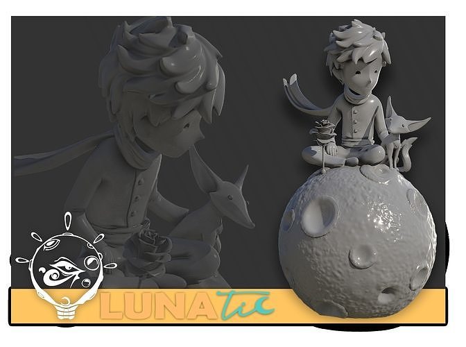 The Little Prince 3D model 3D printable | CGTrader