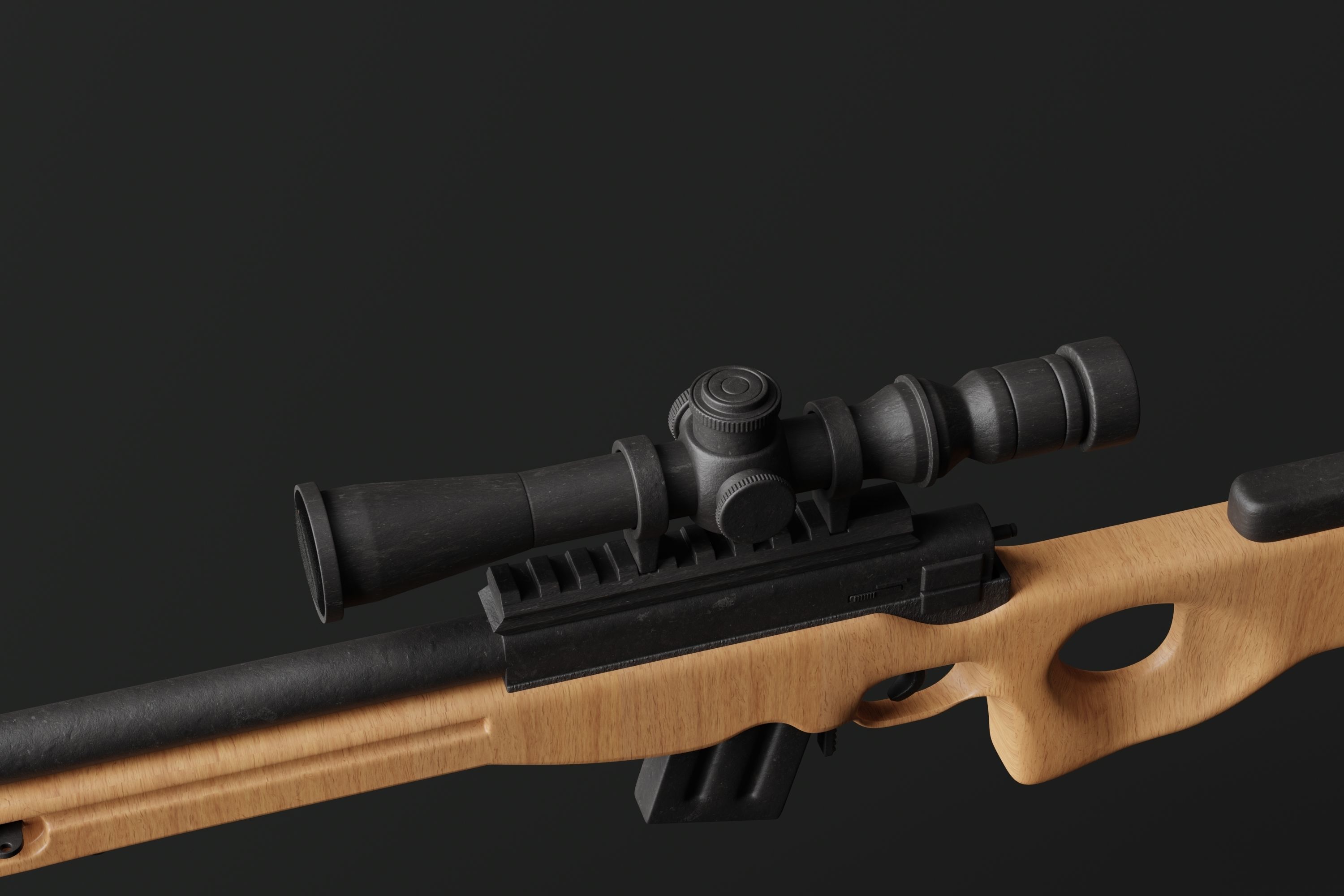 3D model Sniper Rifle VR / AR / low-poly | CGTrader
