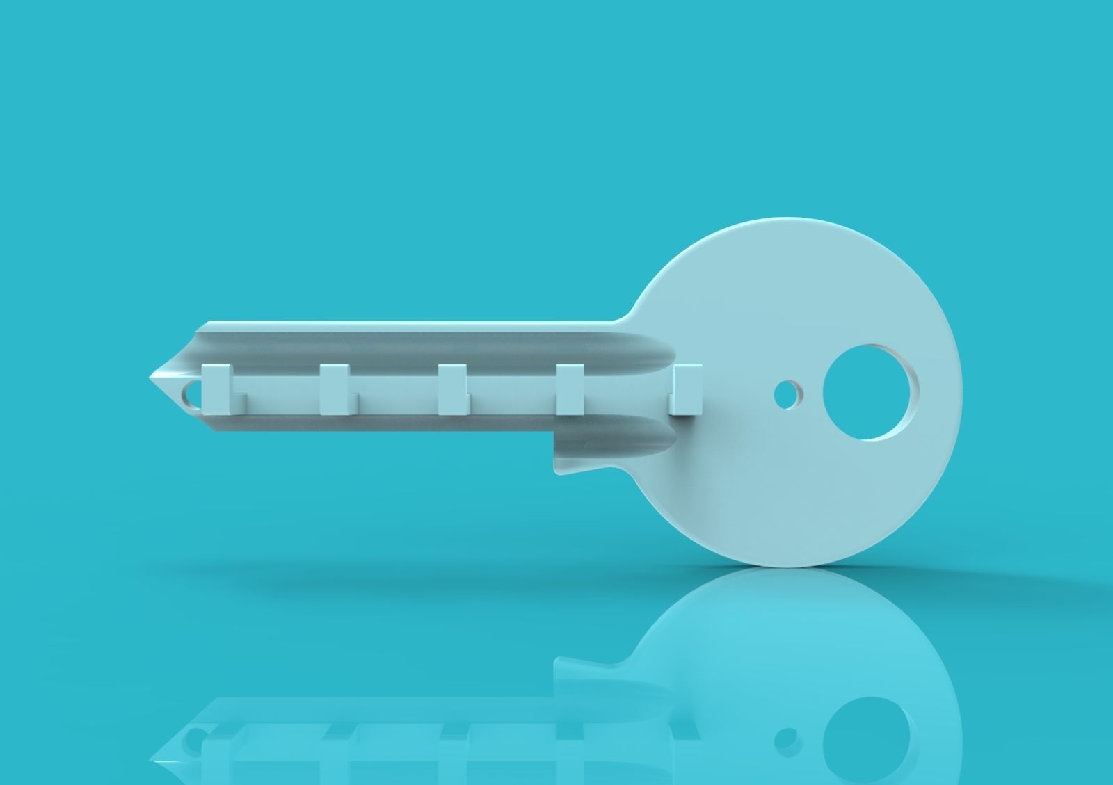 key house 3D model | CGTrader