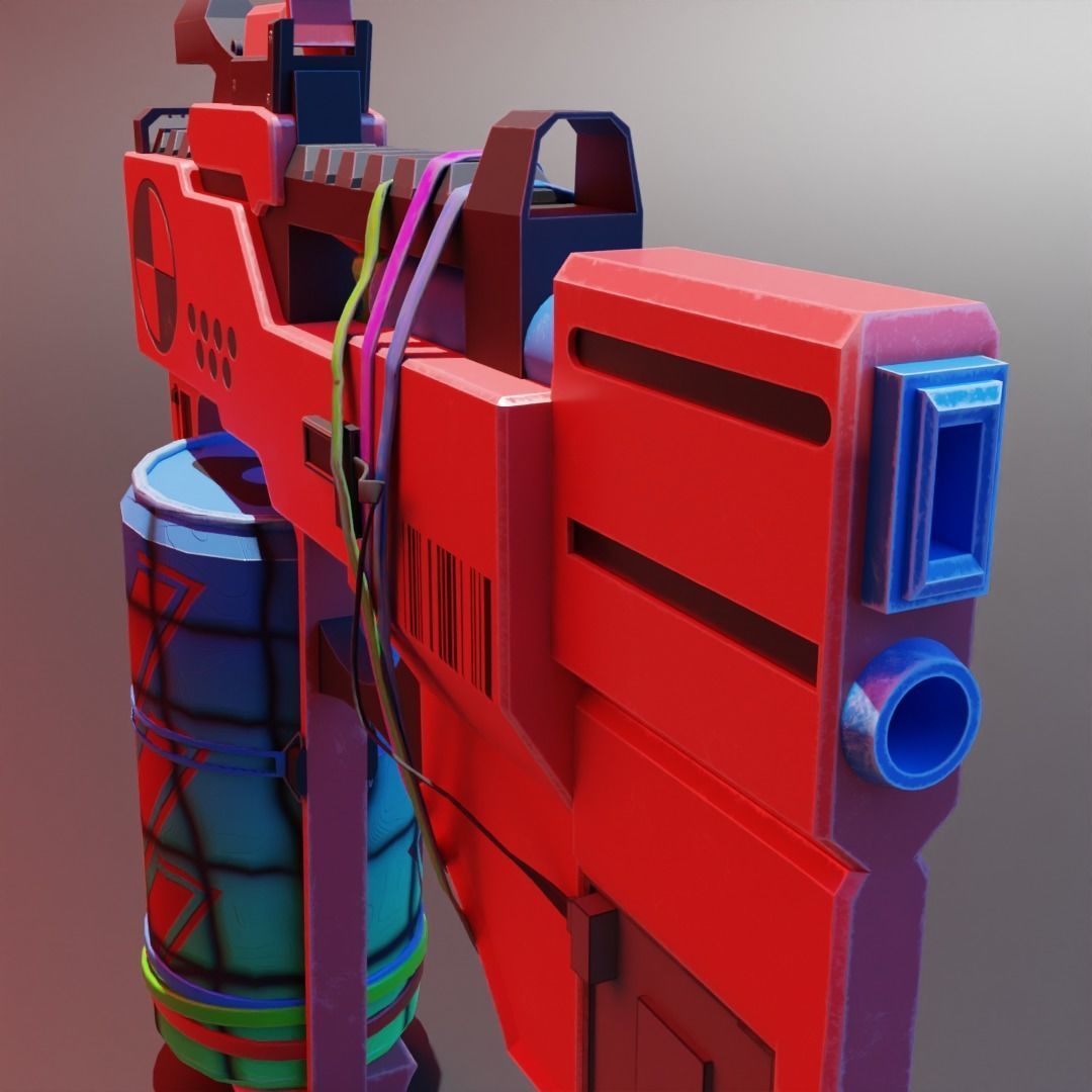 3D model Stylized Gun VR / AR / low-poly | CGTrader