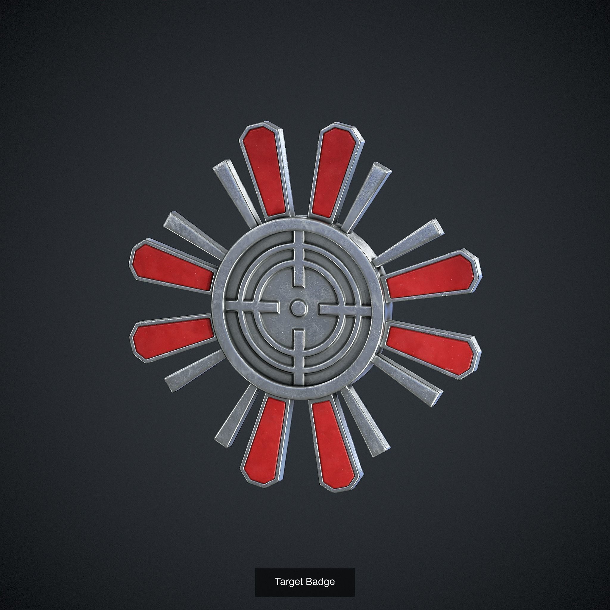 3D Model Collection Low poly Badges gold sheriff badge VR / AR / low-poly | CGTrader