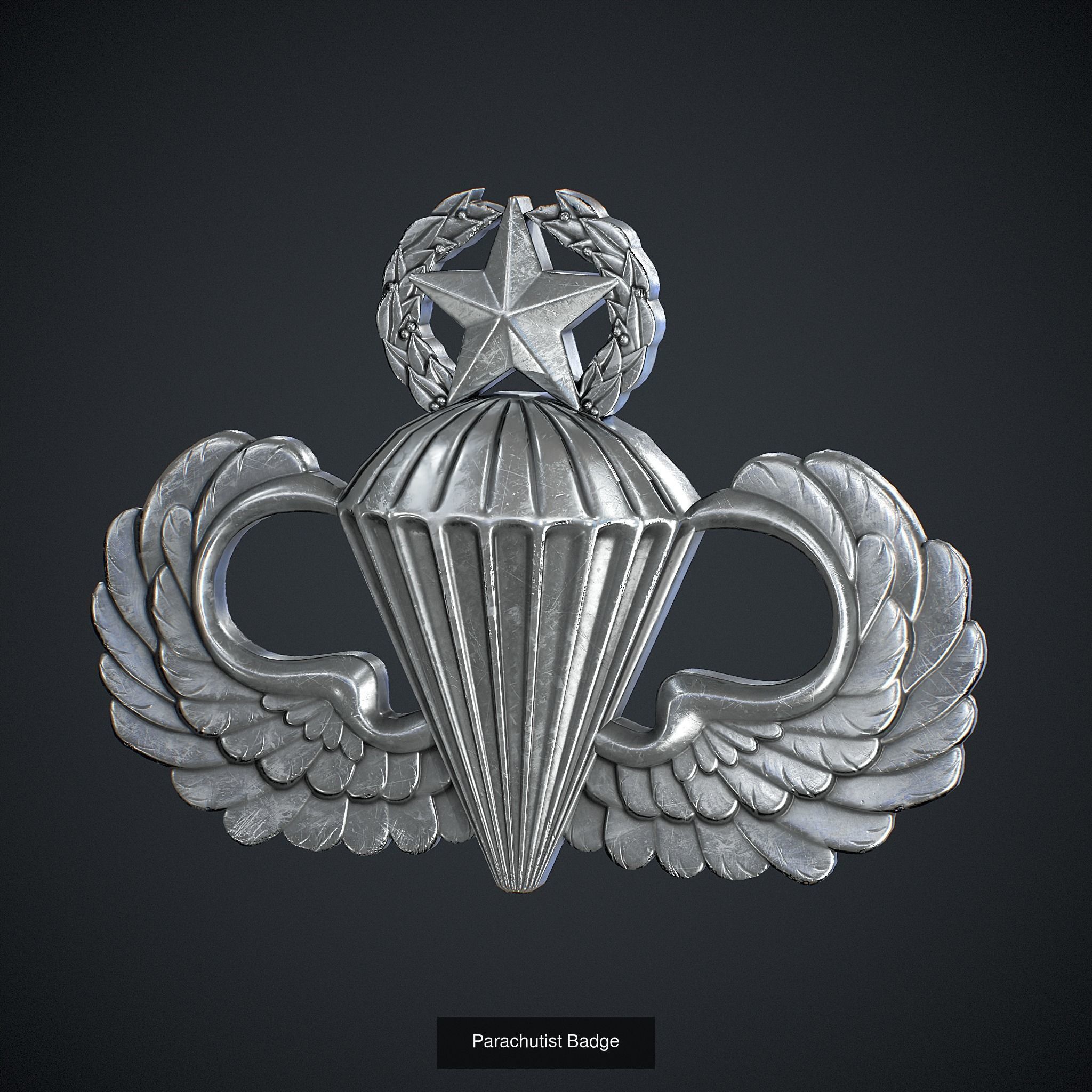 Low poly Badges gold sheriff badge 3D Model Collection | CGTrader