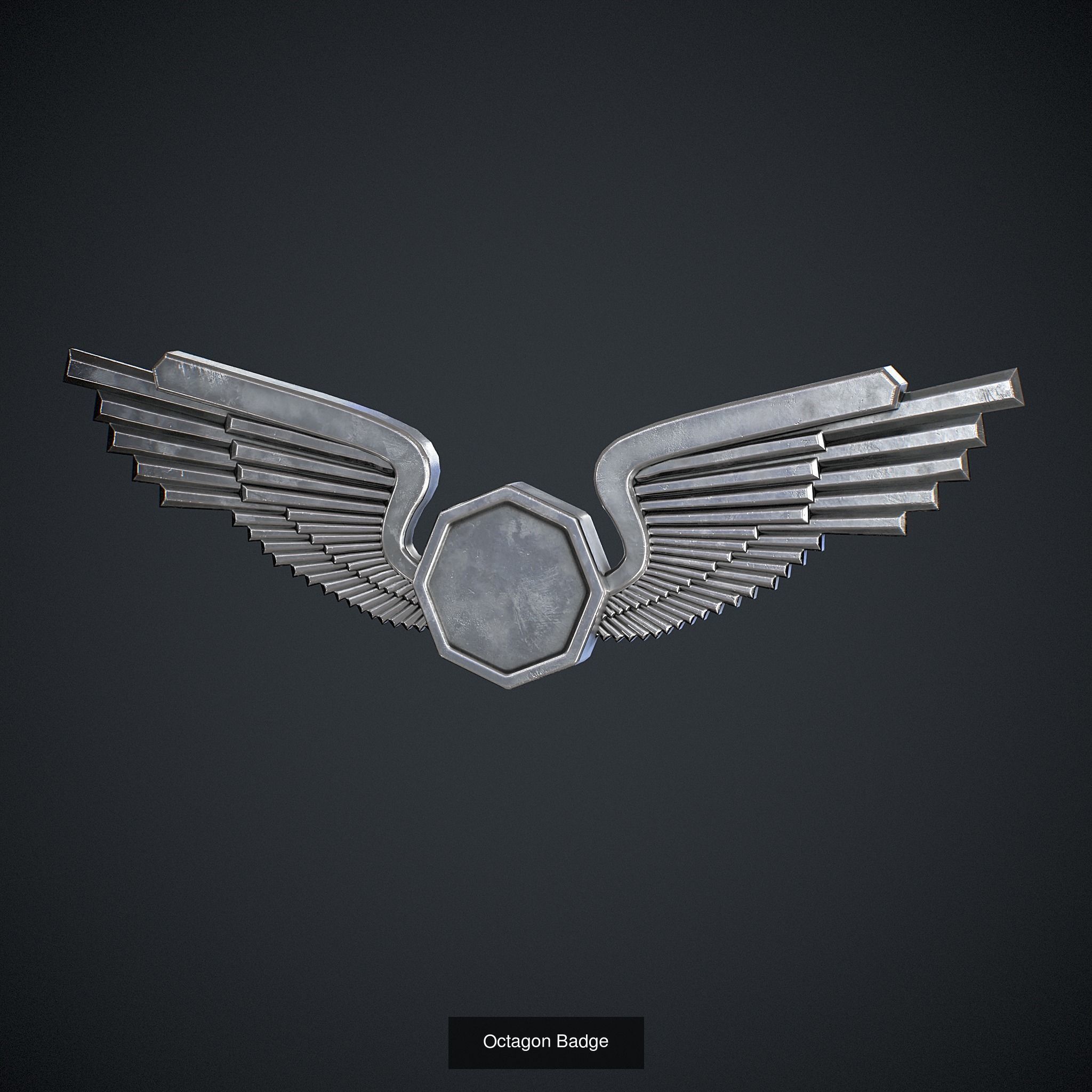 Low poly Badges gold sheriff badge 3D Model Collection | CGTrader