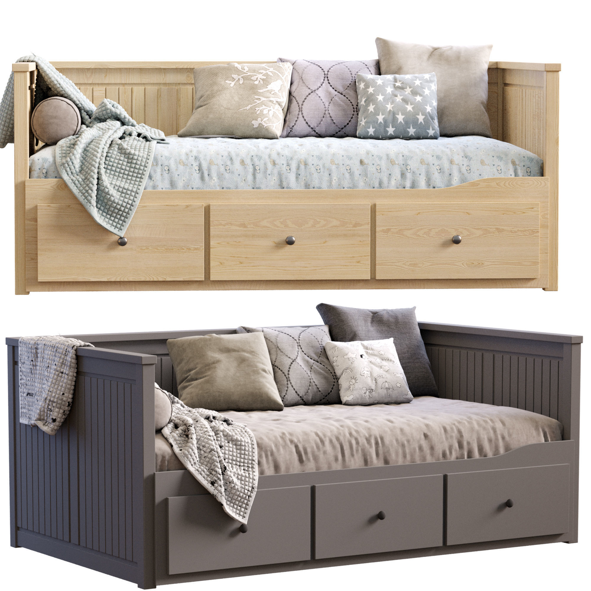 Ikea Hemnes Daybed 3D model | CGTrader