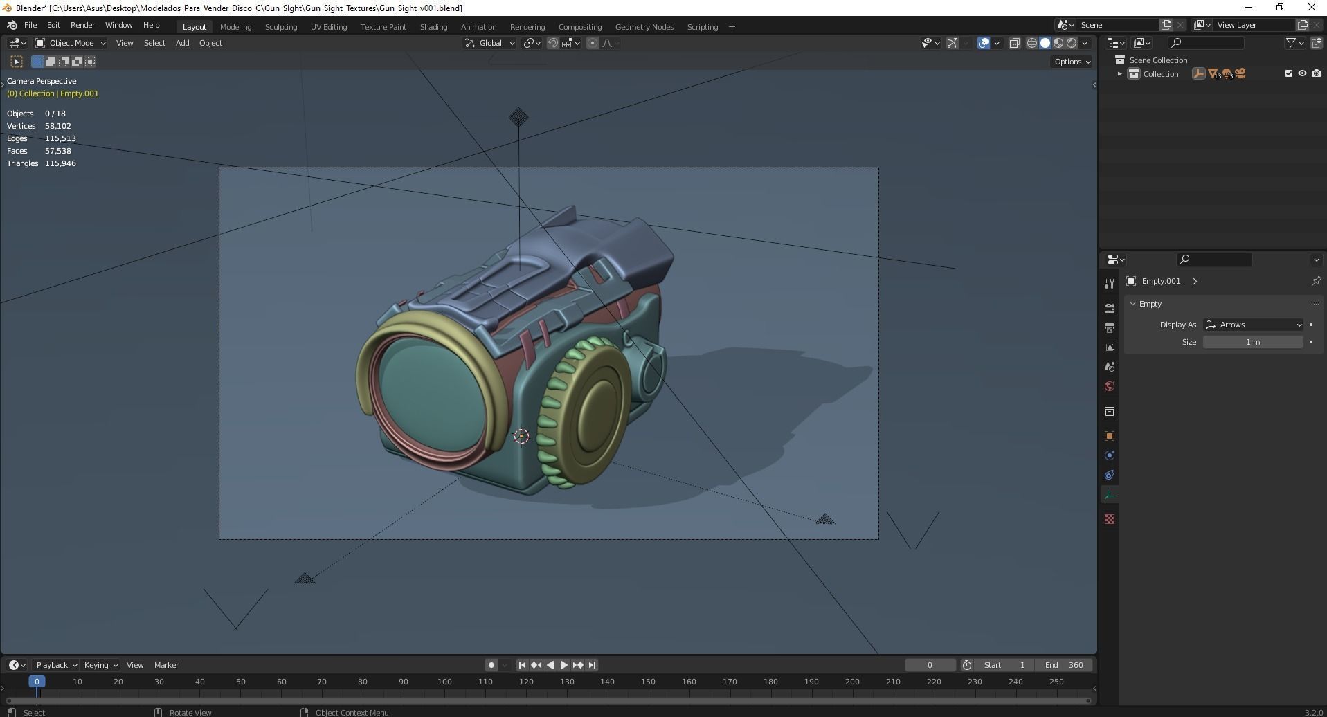 Sight 3D model | CGTrader