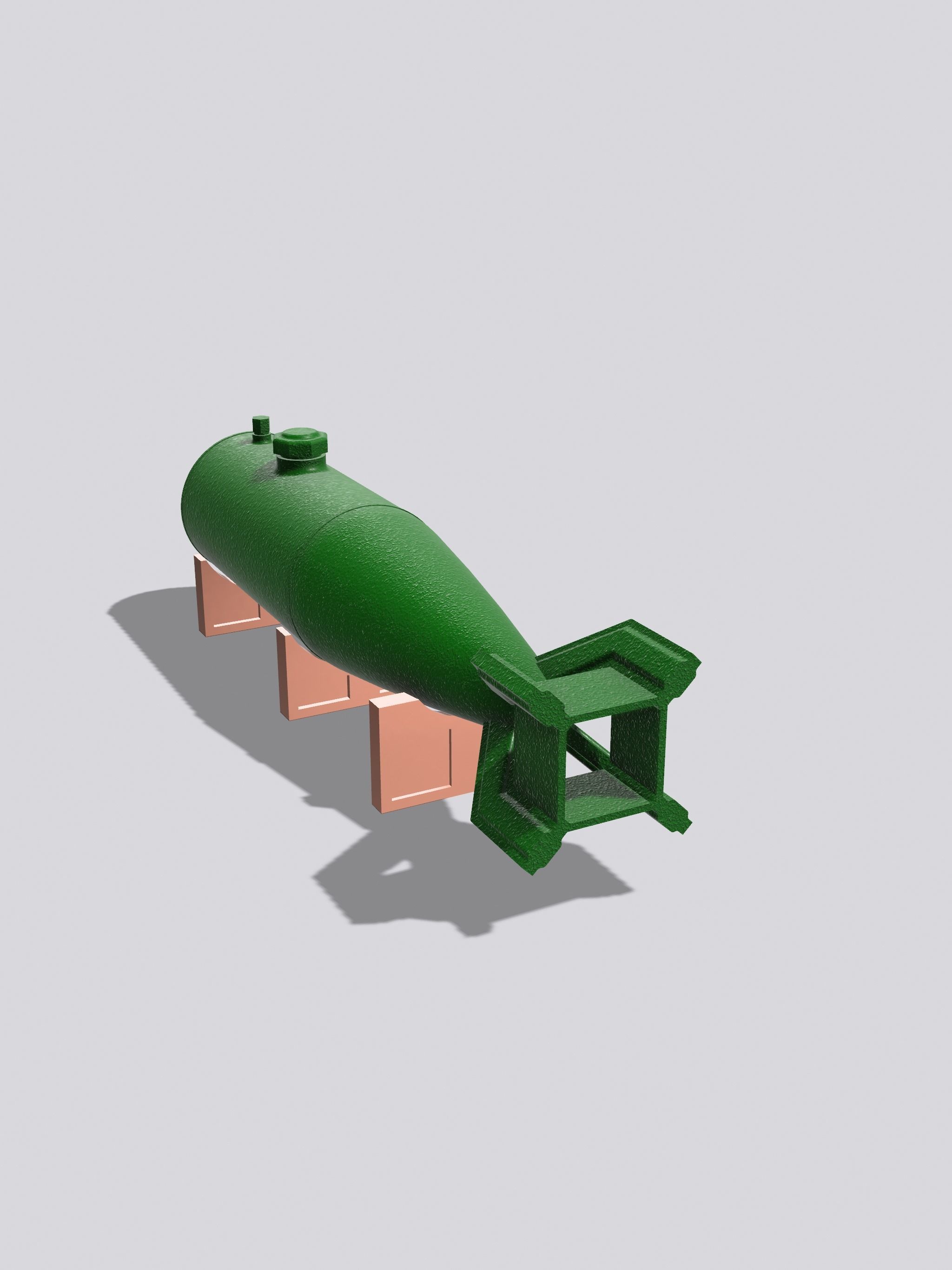 Rat Rod Hot Rod Fuel Tank WW1 WW2 plane inspired 3D model 3D printable ...