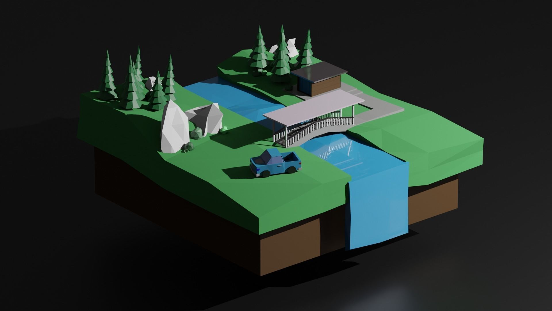 3D model Low Poly World VR / AR / low-poly | CGTrader