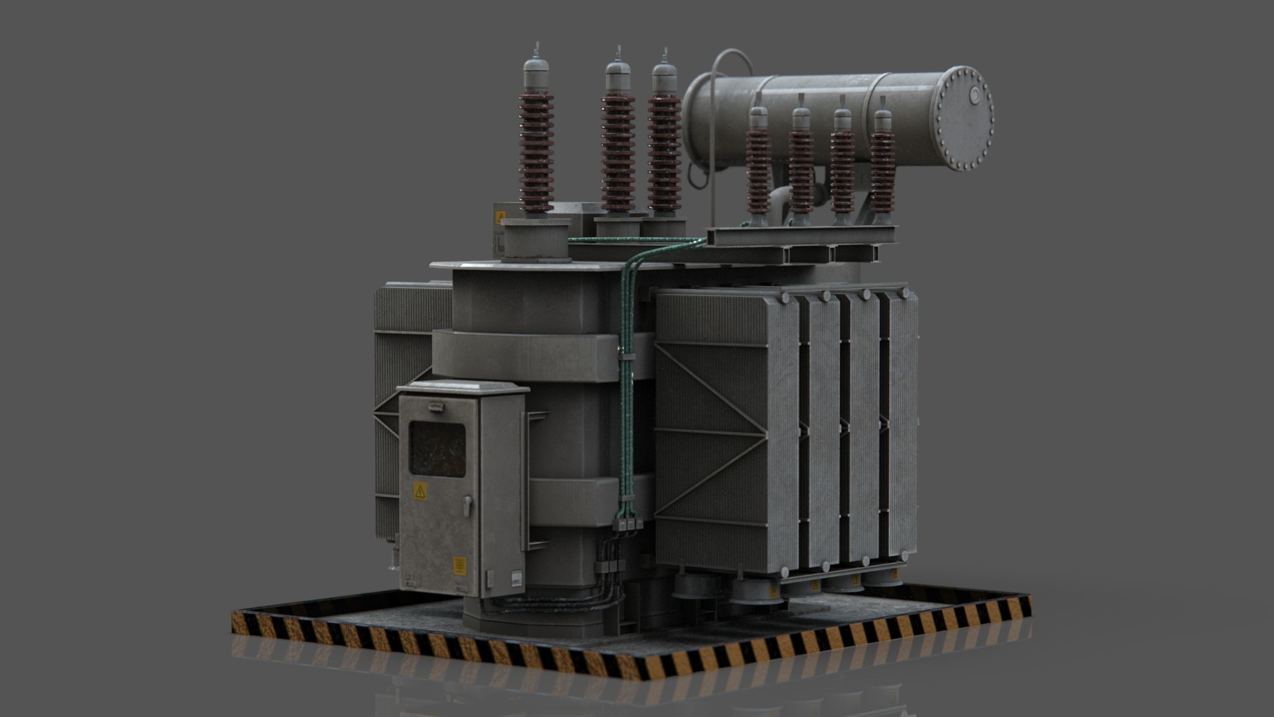 3D model Power Transformer VR / AR / low-poly | CGTrader