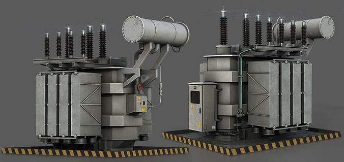 3D model Power Transformer VR / AR / low-poly | CGTrader
