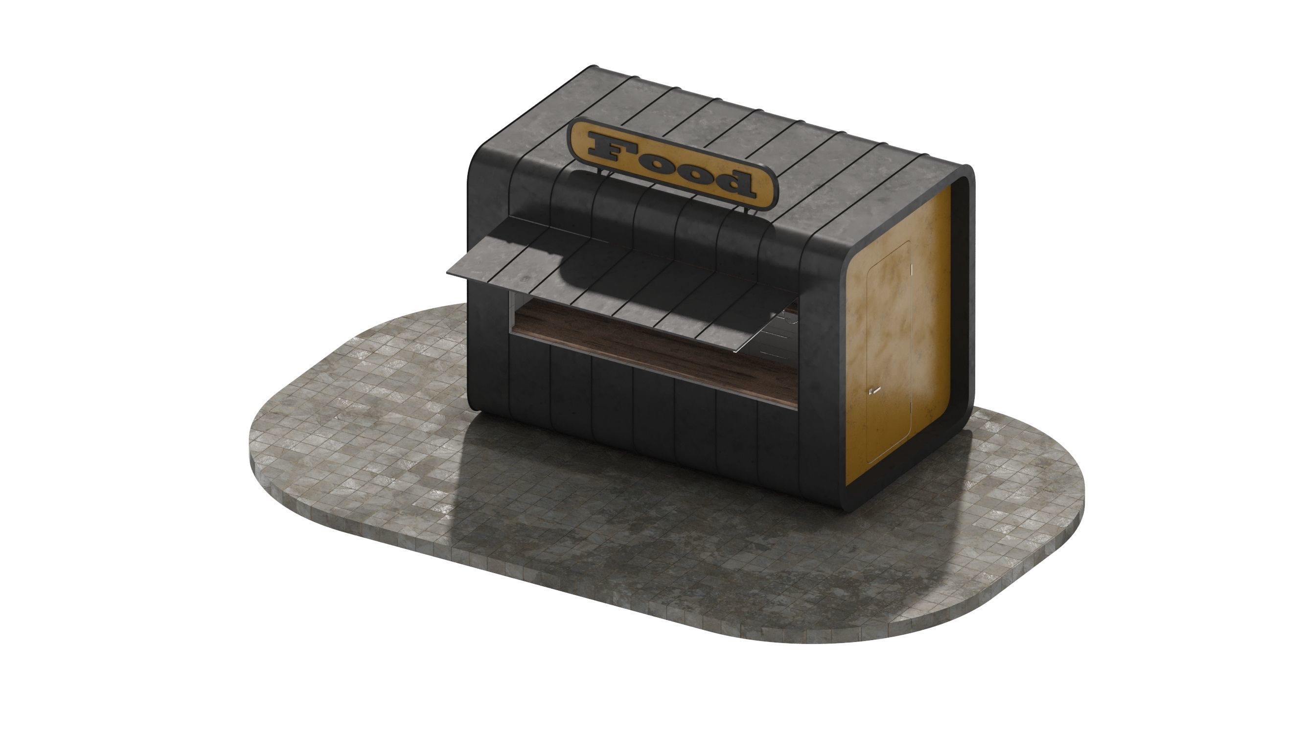 Kiosk 2 3D model | CGTrader