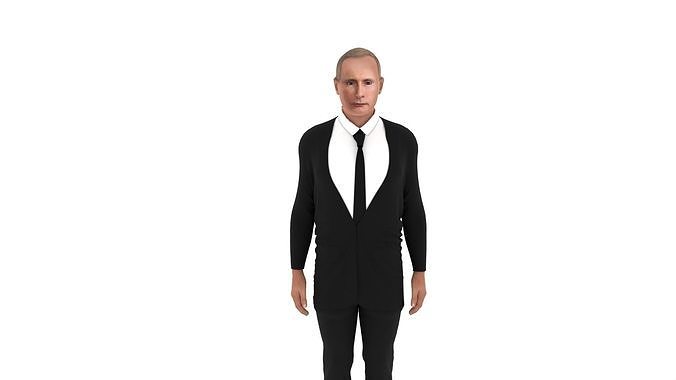 3D model Vladimir Putin - President of Russia VR / AR / low-poly | CGTrader