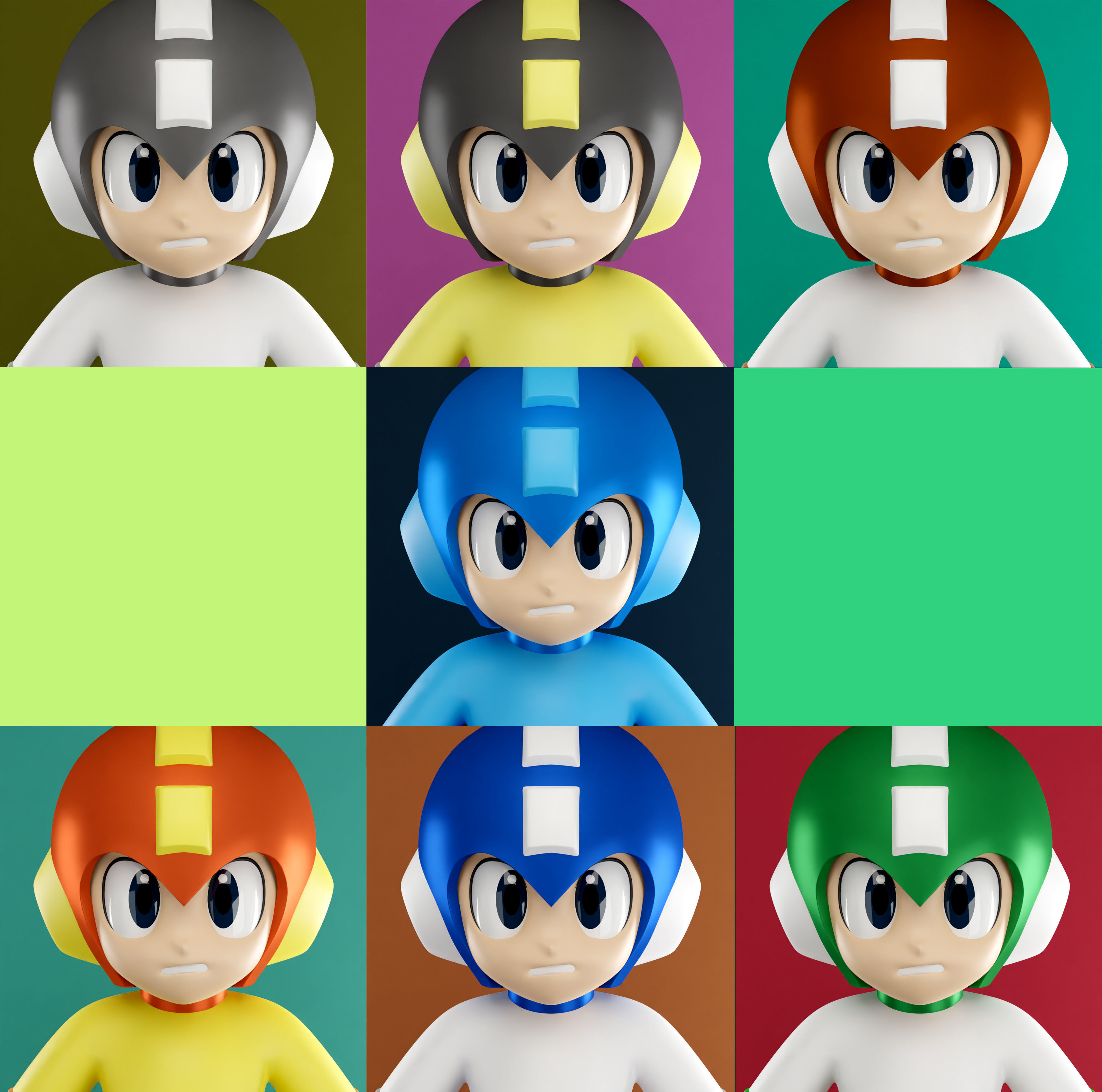 Rockman MegaMan 3D model Nes Famicom Japan 3D model | CGTrader