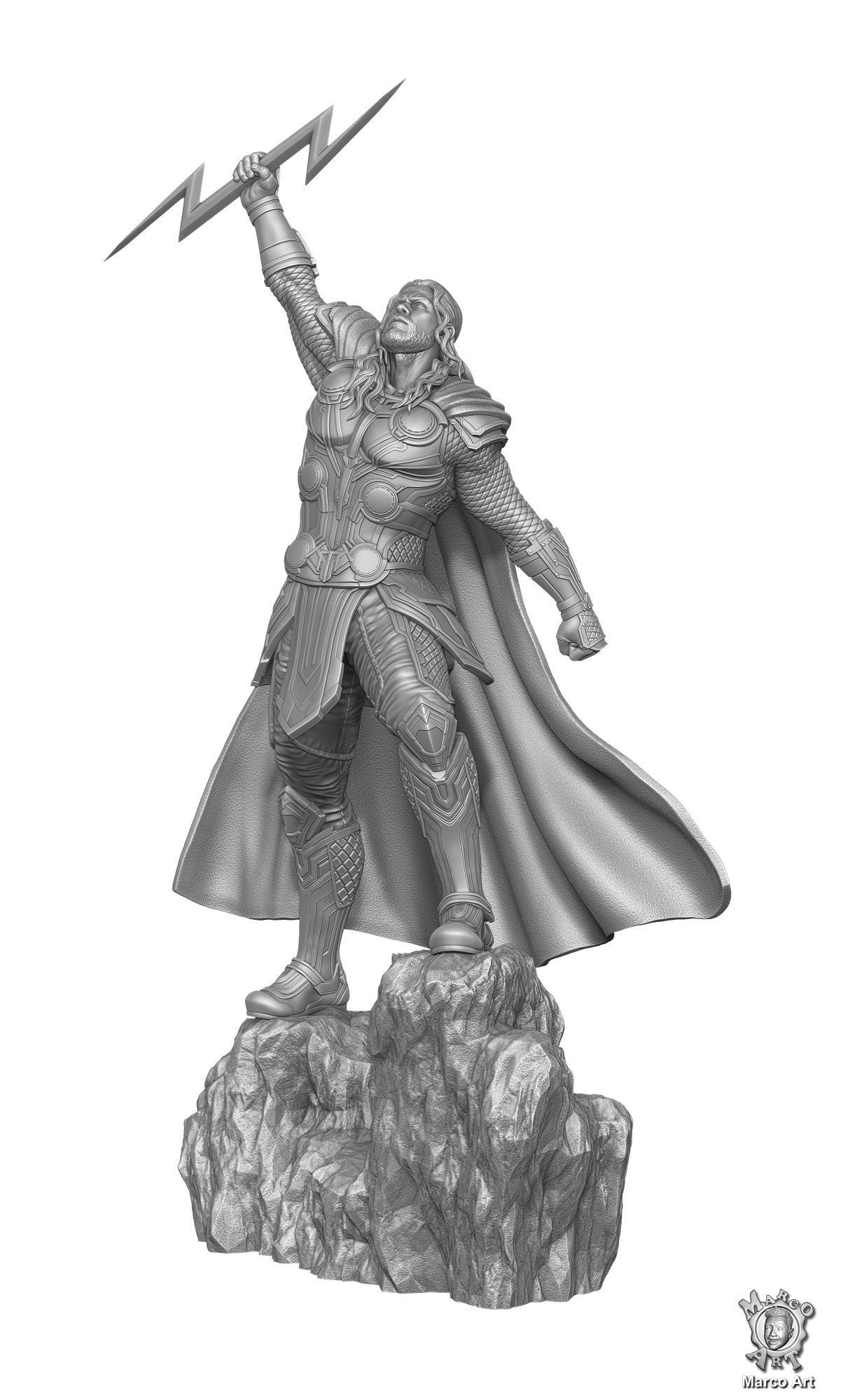 Thor stl file 3D model 3D printable | CGTrader