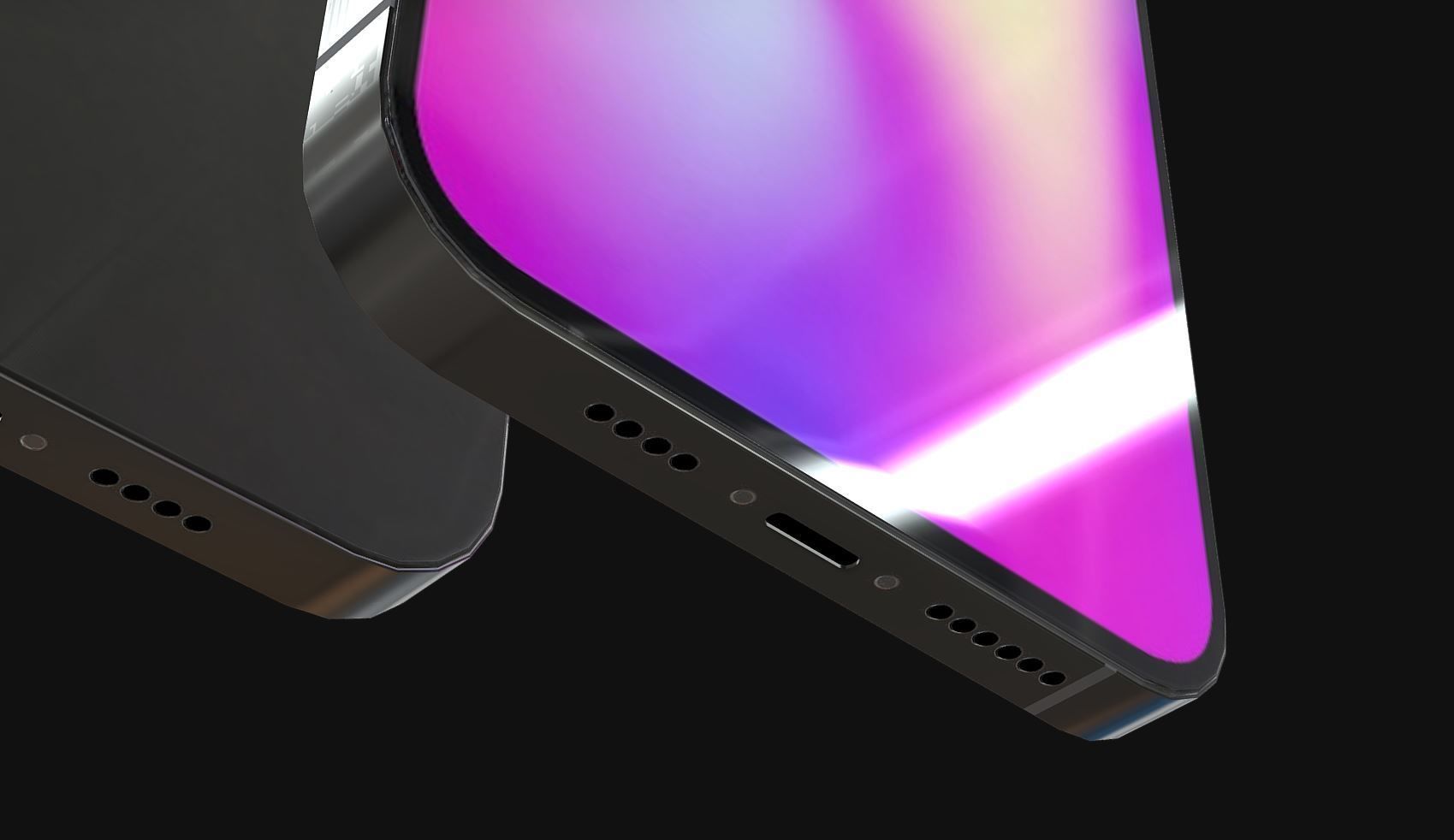 3D model Apple iPhone 14 Pro VR / AR / low-poly | CGTrader