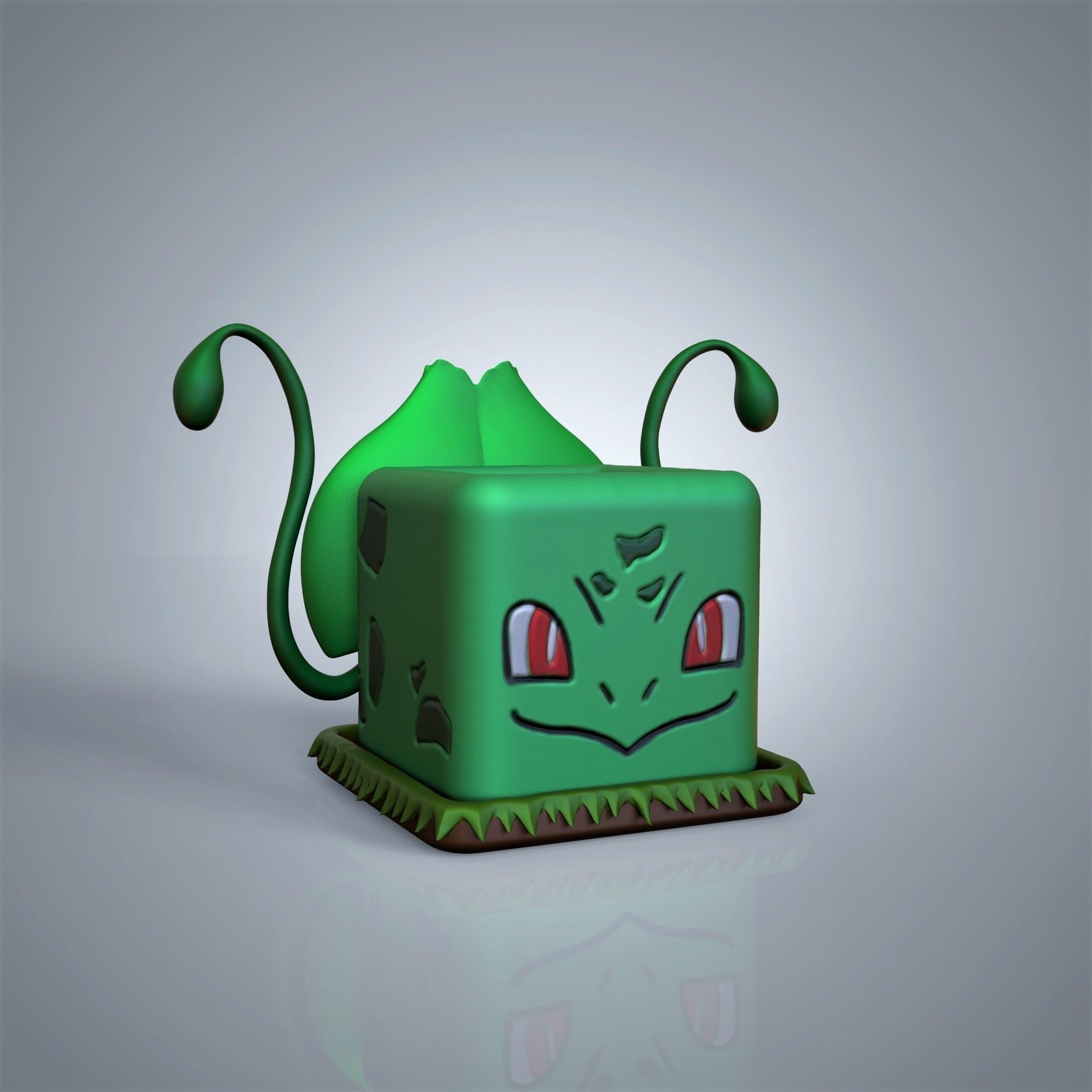 Flower Pot BULBASAUR POKEMON Maceta 3D model 3D printable | CGTrader