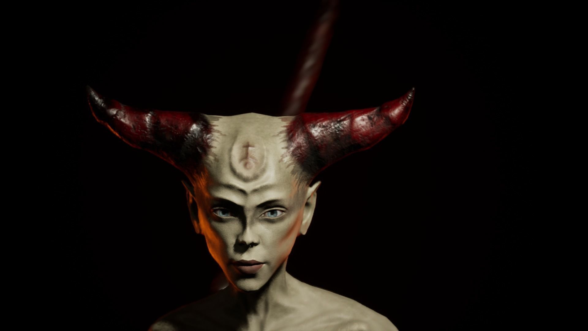 3D model Woman Death Demon VR / AR / low-poly | CGTrader