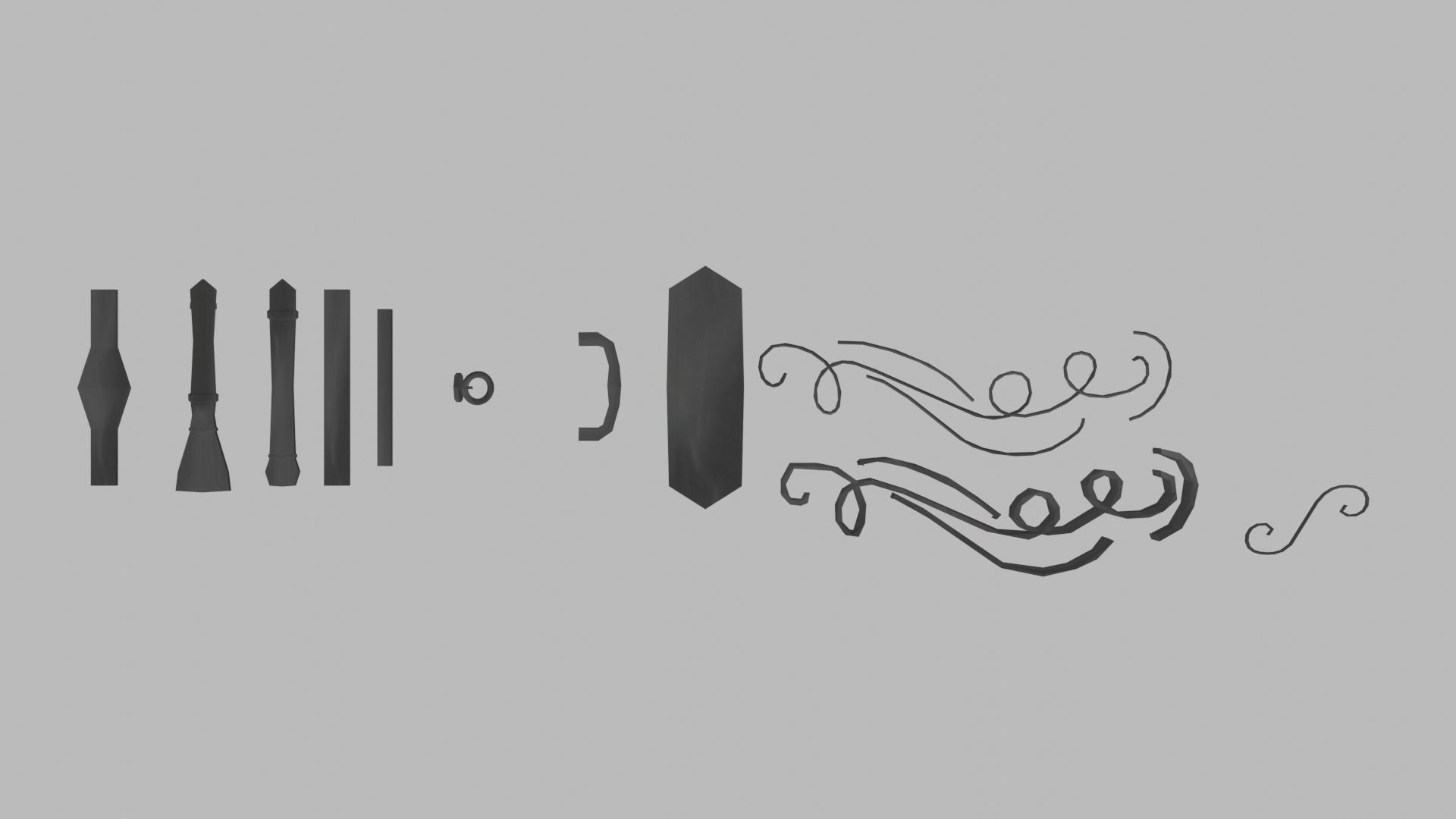 Stylized Modular Environment Kit 3D model | CGTrader