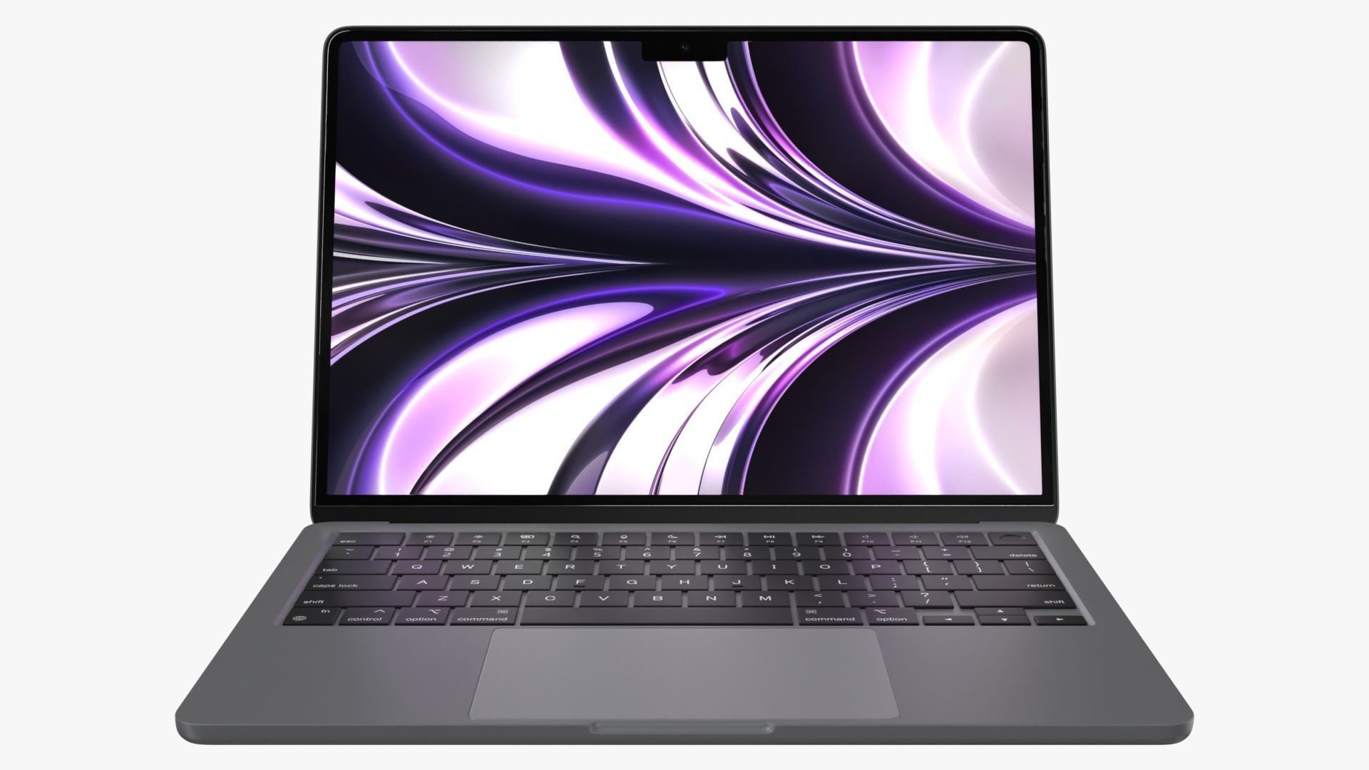Apple MacBook Air M2 Space Gray 2022 3D model | CGTrader
