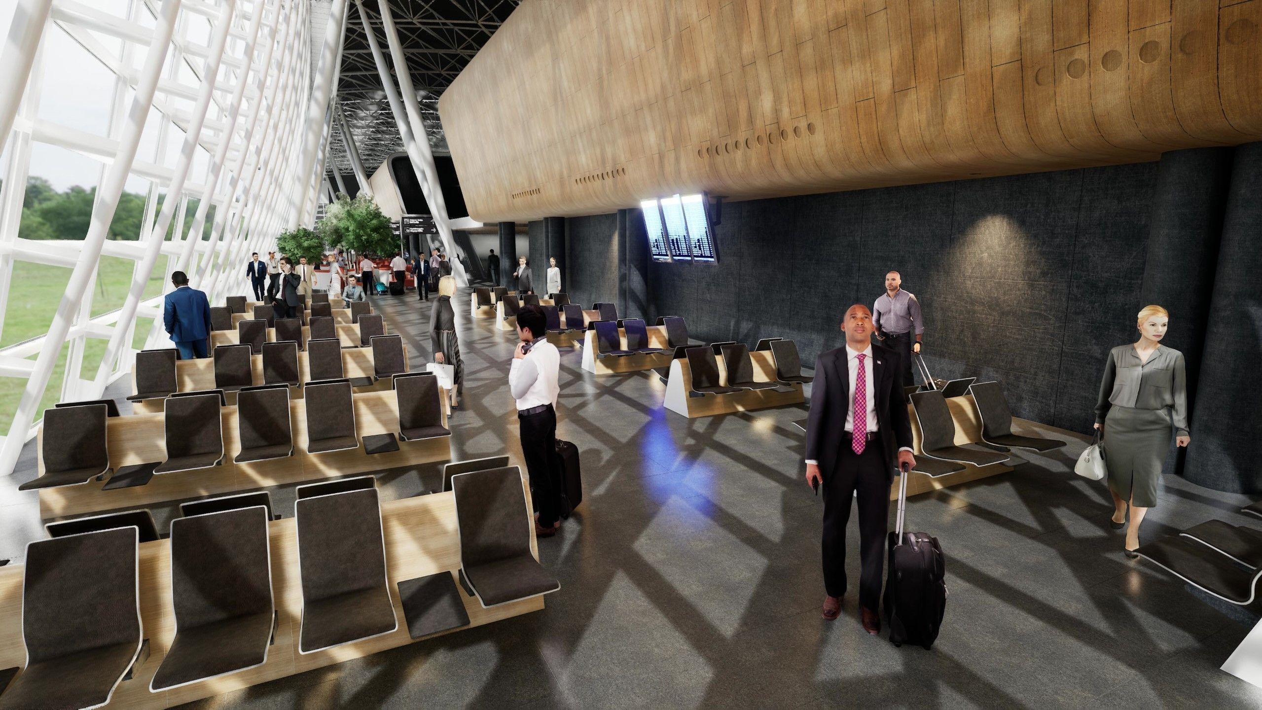 Airport terminal 3 scene file in Unreal engine 5 3D model | CGTrader