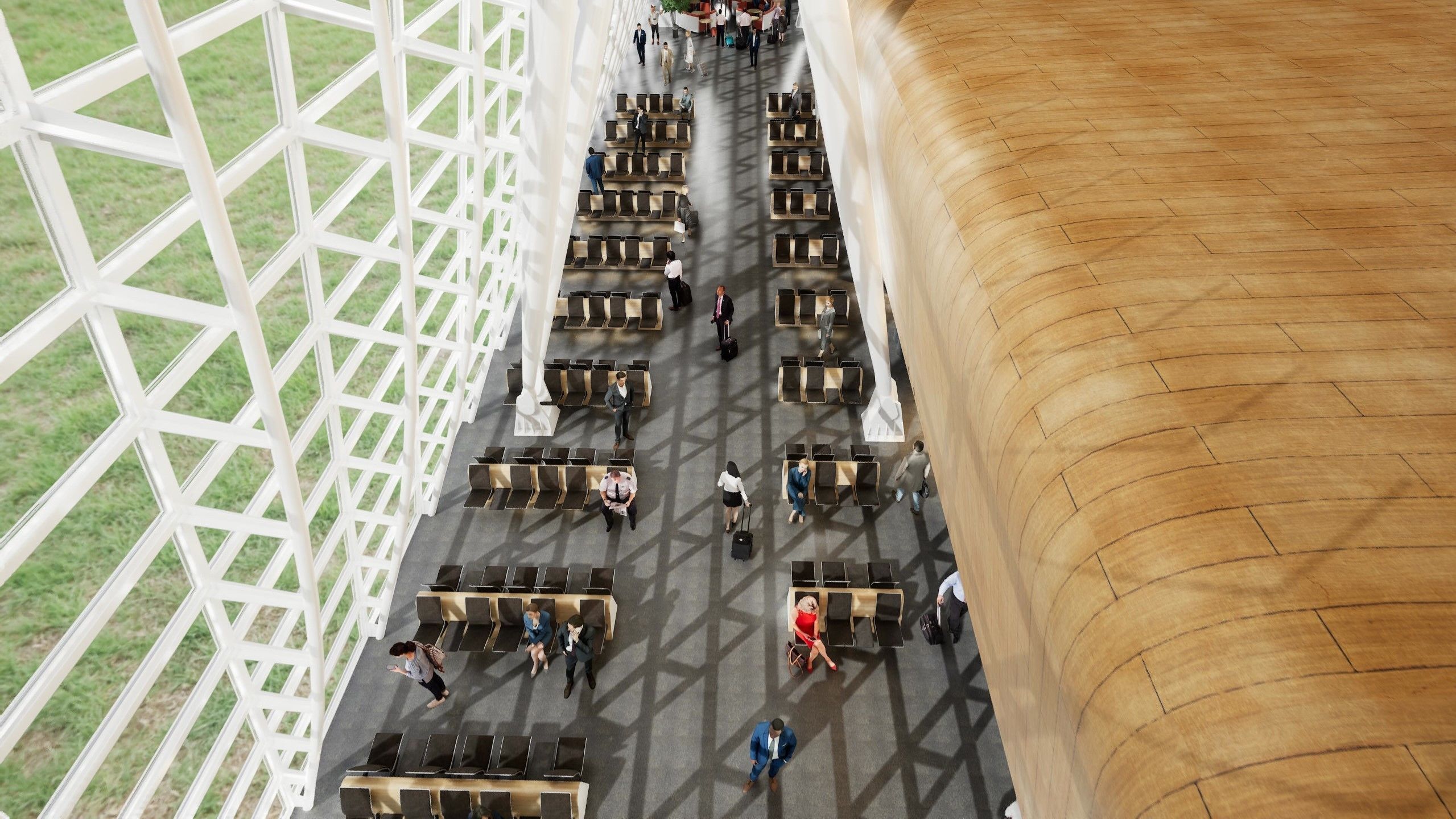 Airport terminal 3 scene file in Unreal engine 5 3D model | CGTrader