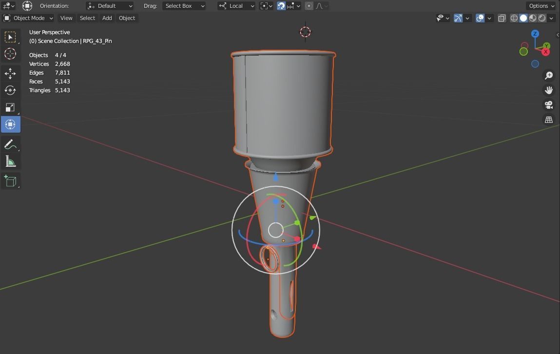 3D model RPG 43 Soviet Grenade VR / AR / low-poly | CGTrader