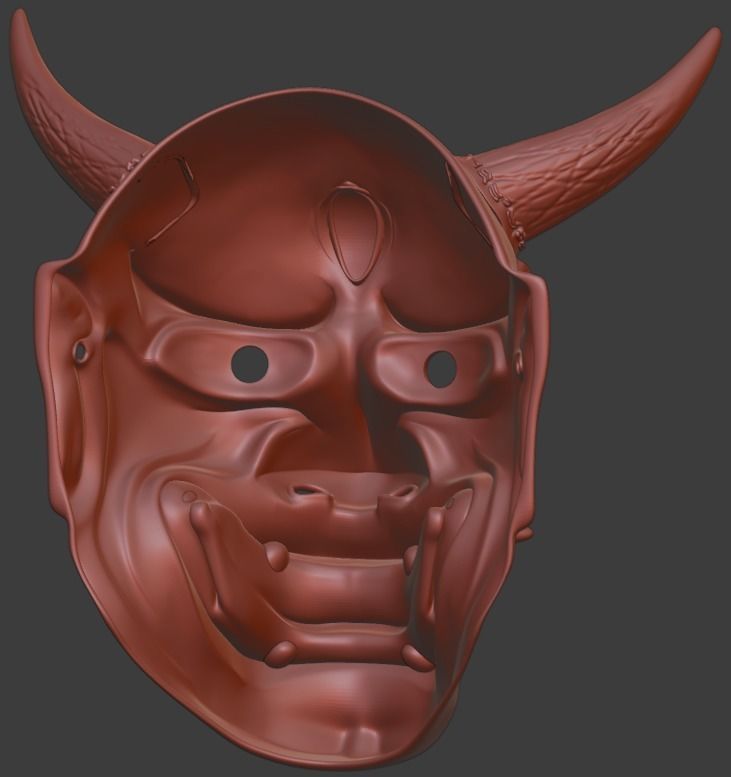 Hannya Eye mask 3D print model 3D print model 3D print model 3D model ...