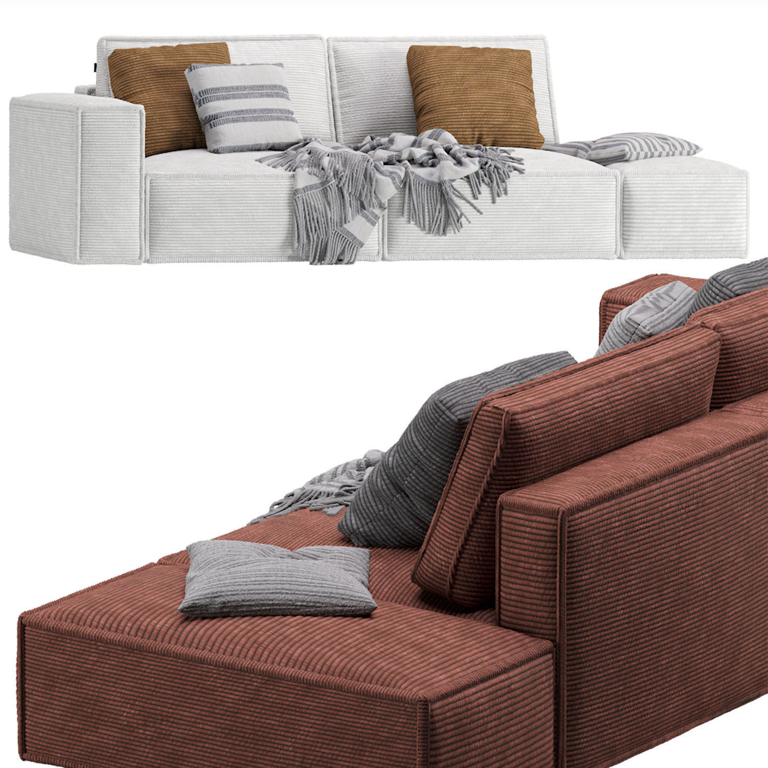 Modular Sofa Eten Gene Mint 3D model | CGTrader
