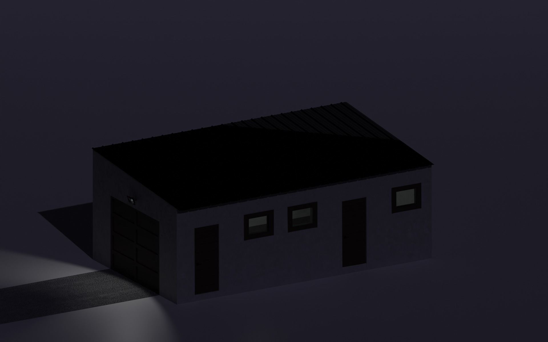 garage 3D model | CGTrader