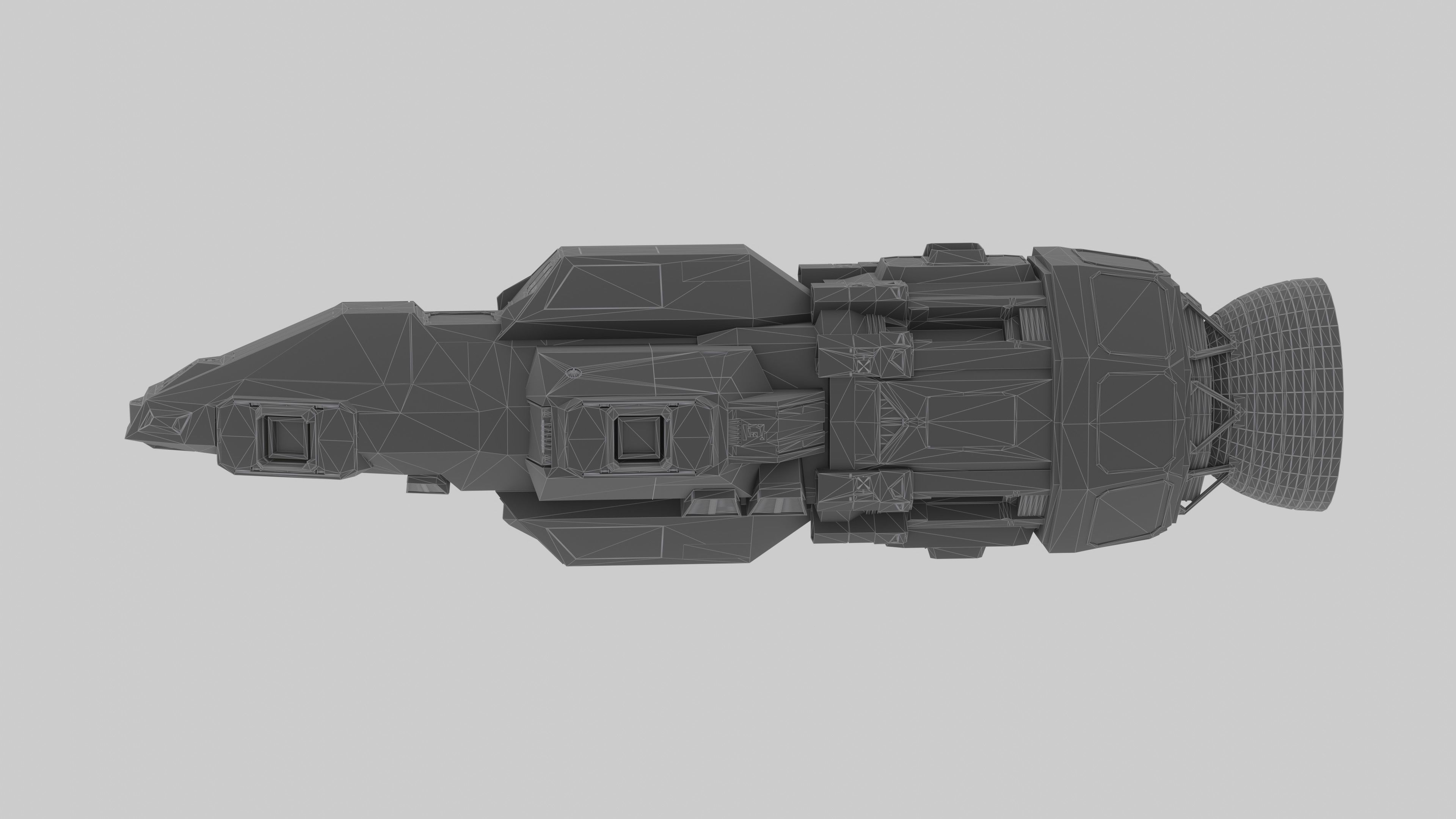 3D model The Raven Spaceship VR / AR / low-poly | CGTrader
