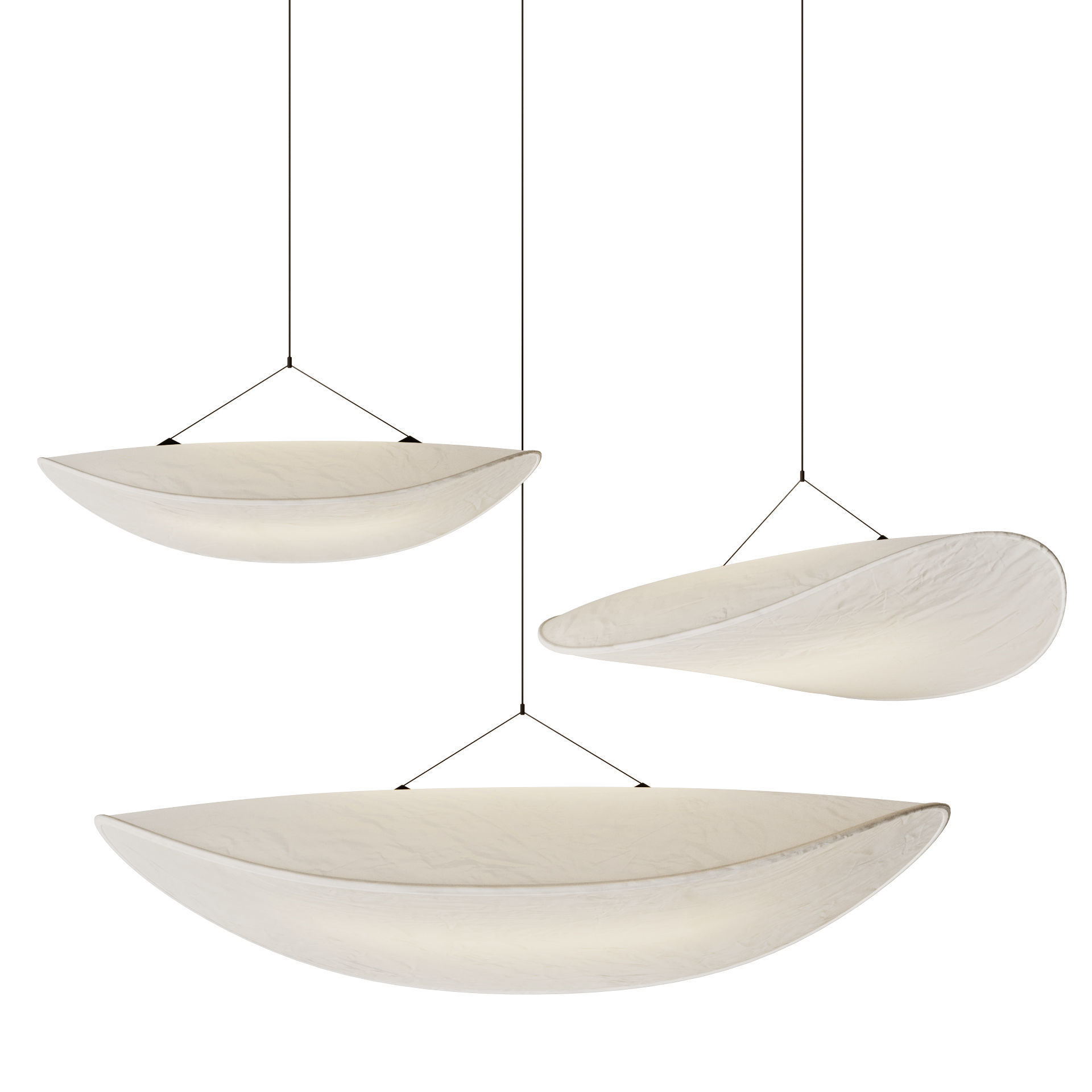 Tense Pendant Three Sizes 3D model | CGTrader