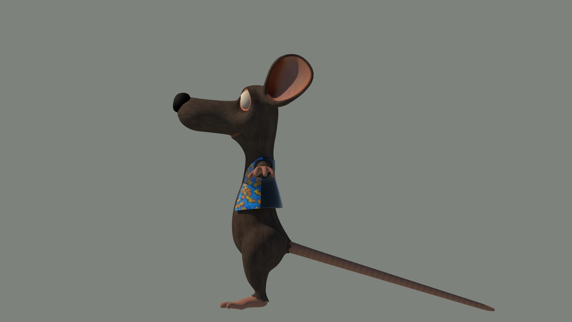 3D model mouse in maya VR / AR / low-poly | CGTrader