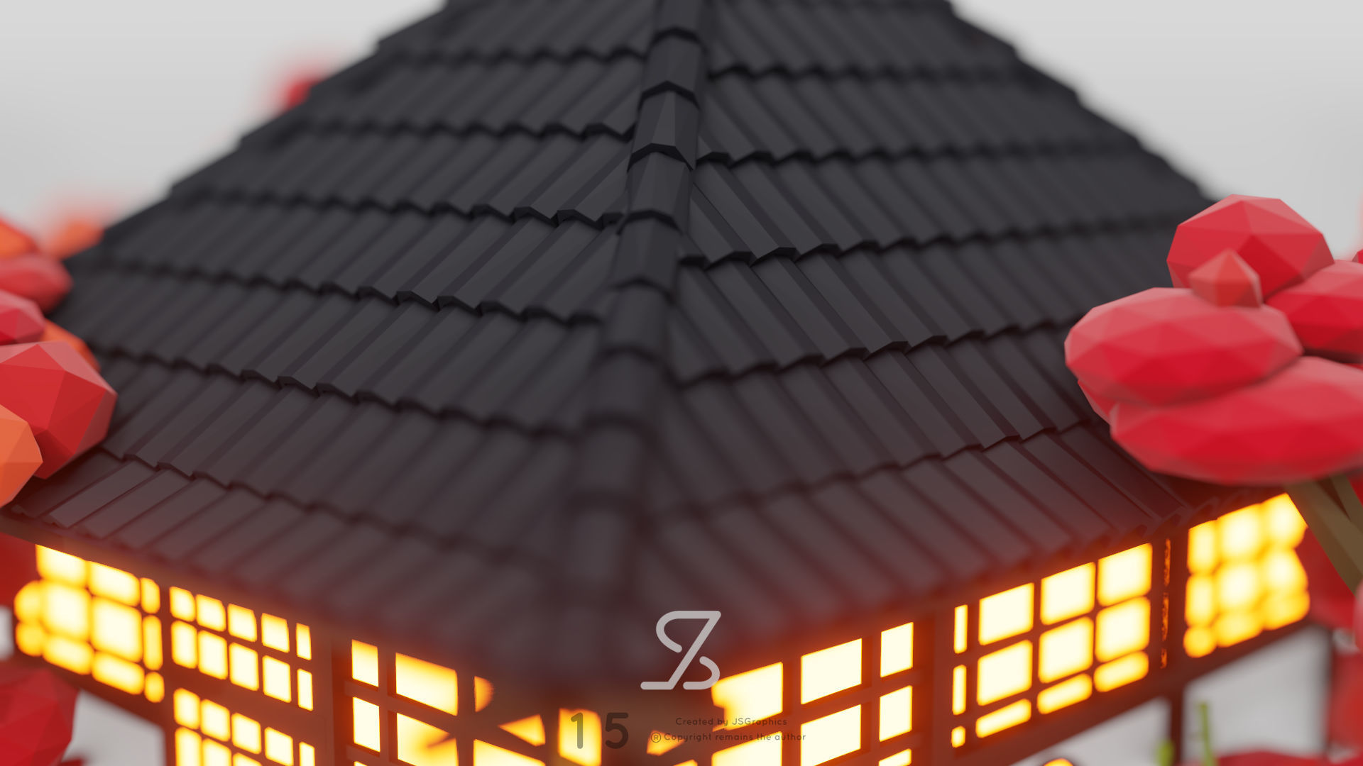 Japanese House free VR / AR / low-poly 3D model | CGTrader