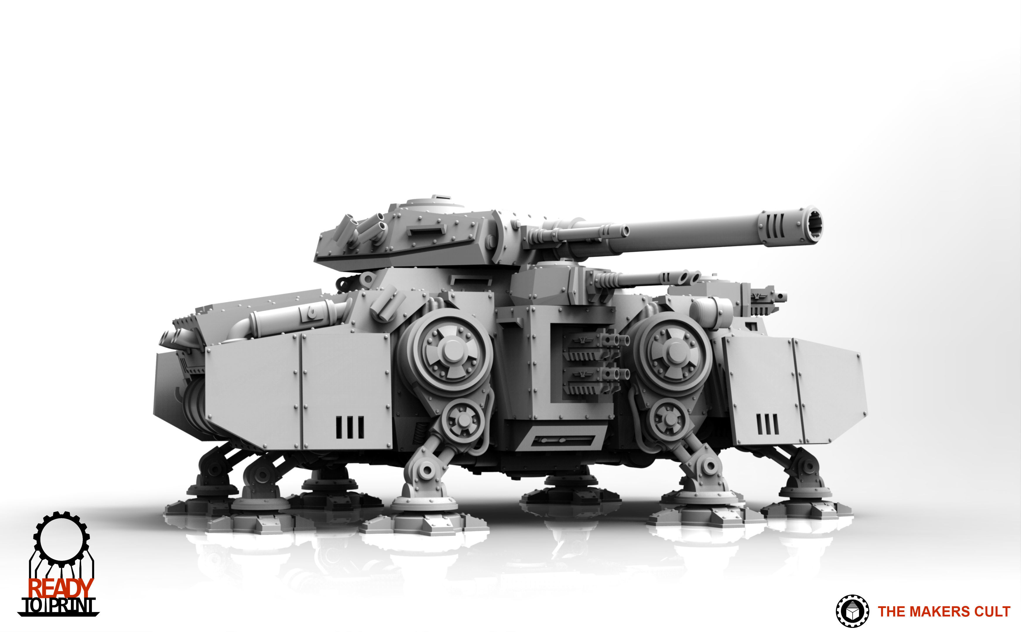 Valour Korps - Heavy Battle Walker 3D model 3D printable | CGTrader