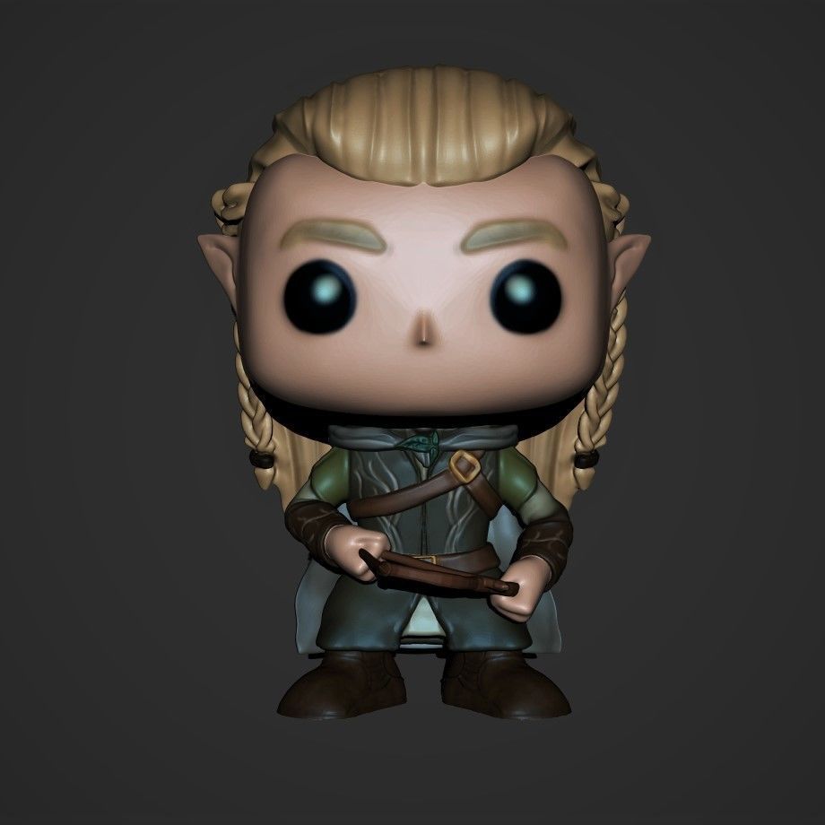 Legolas funko 3D model 3D printable | CGTrader