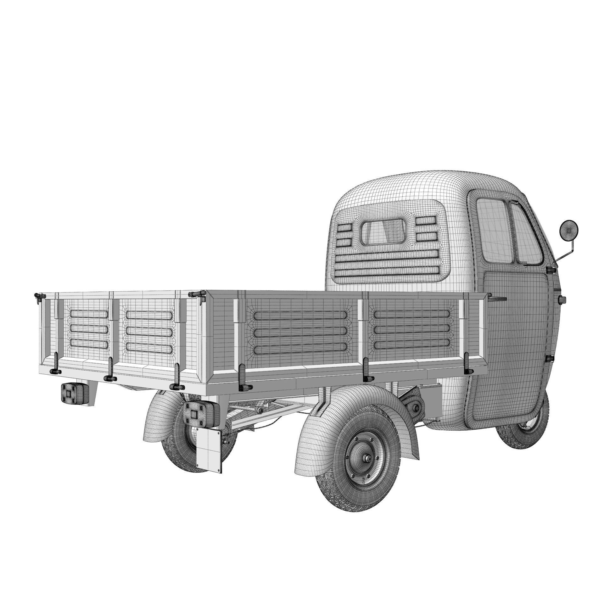 Ape Piaggio 1964 3D model | CGTrader