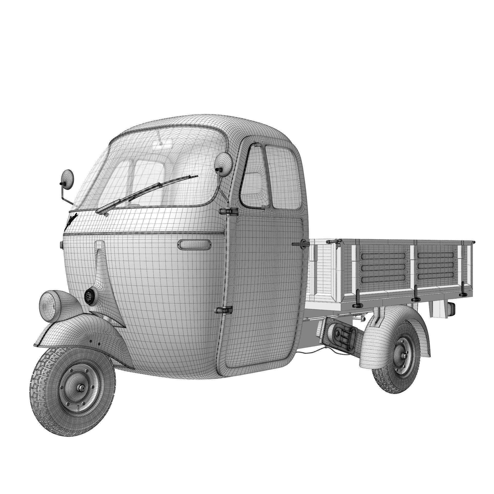 Ape Piaggio 1964 3D model | CGTrader