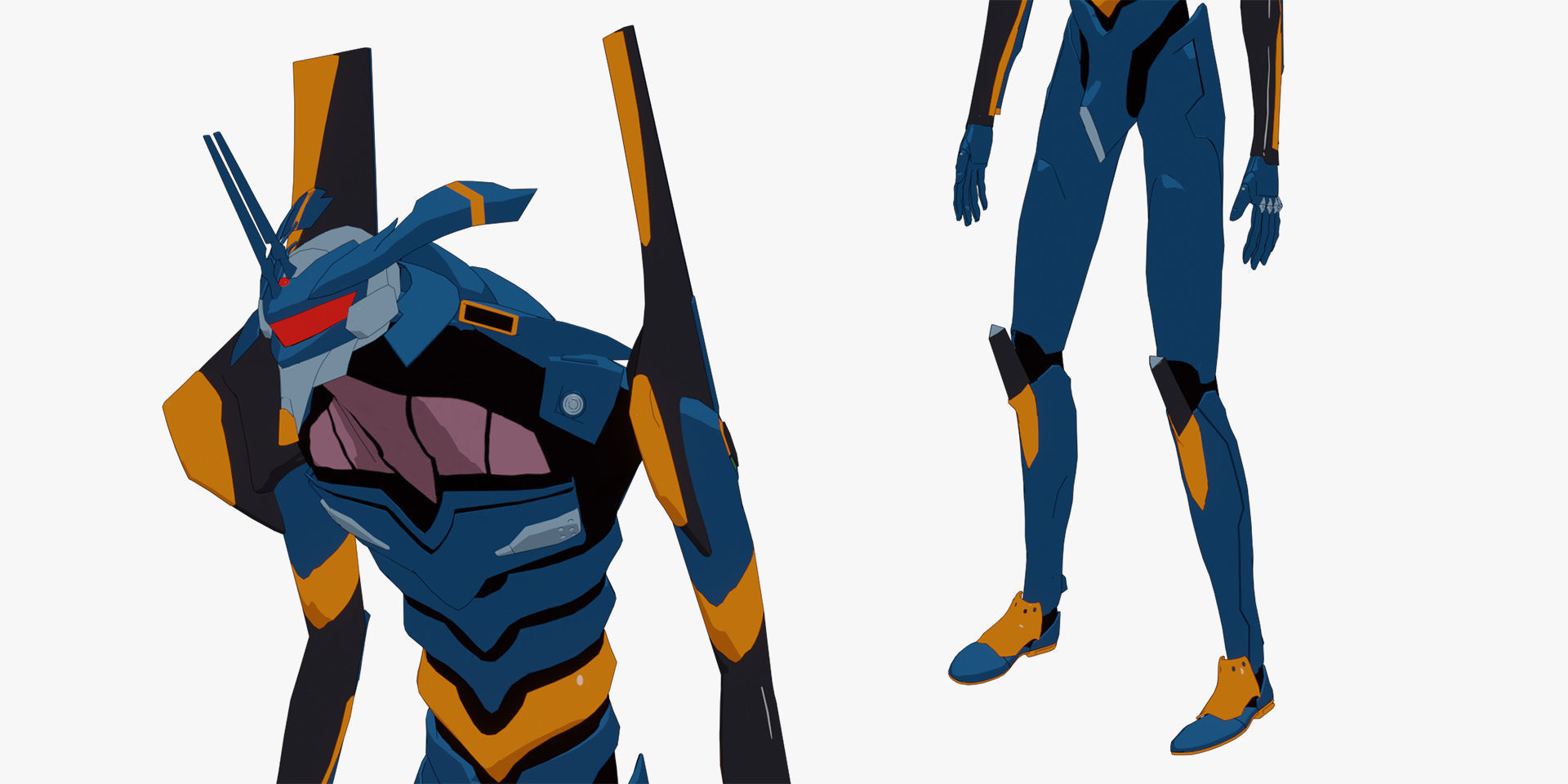 Rigged Units Eva Full Pack Neon Genesis Evangelion 3D Model Collection | CGTrader