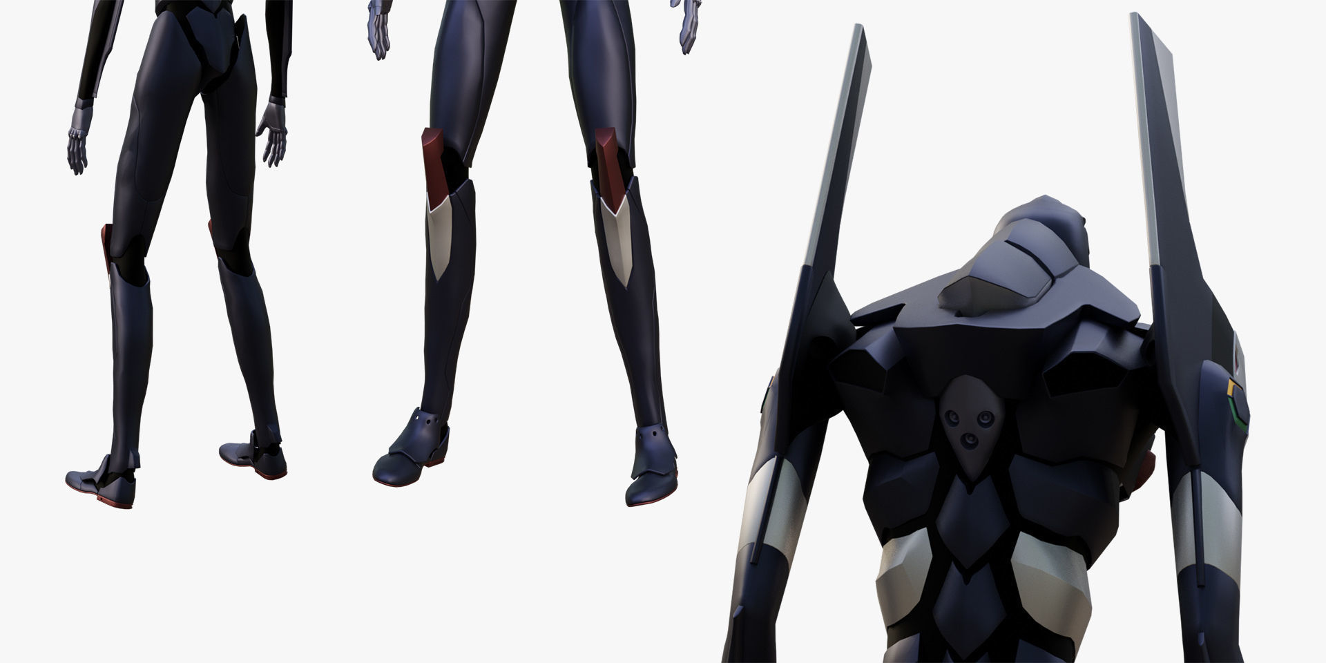 Rigged Units Eva Full Pack Neon Genesis Evangelion 3D Model Collection | CGTrader