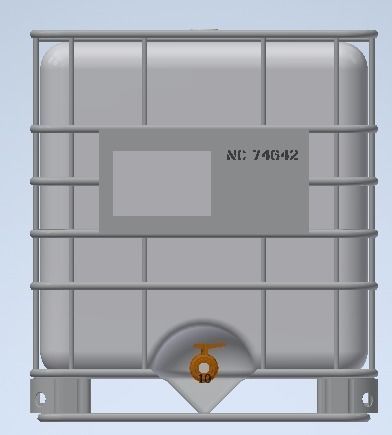 IBC Tank 3D model 3D printable | CGTrader