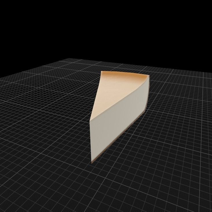 New York cheesecake 3D model | CGTrader