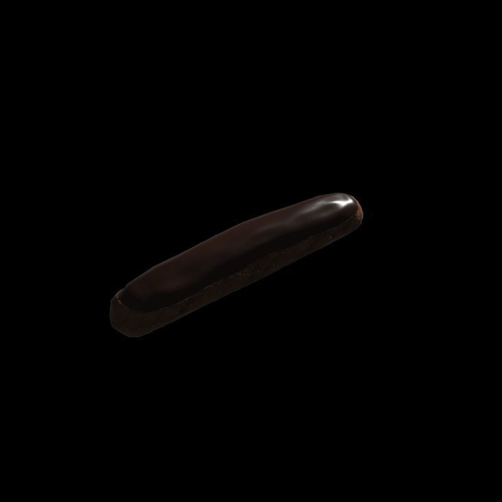 chocolate eclair 3D model | CGTrader